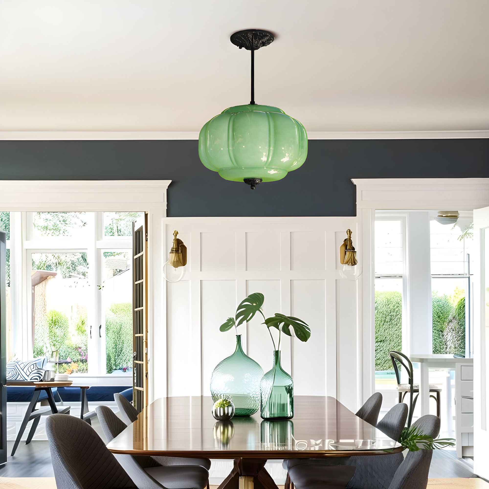 Red Barrel Studio Vintage Semi Flush Mount Ceiling Light - Wayfair Canada