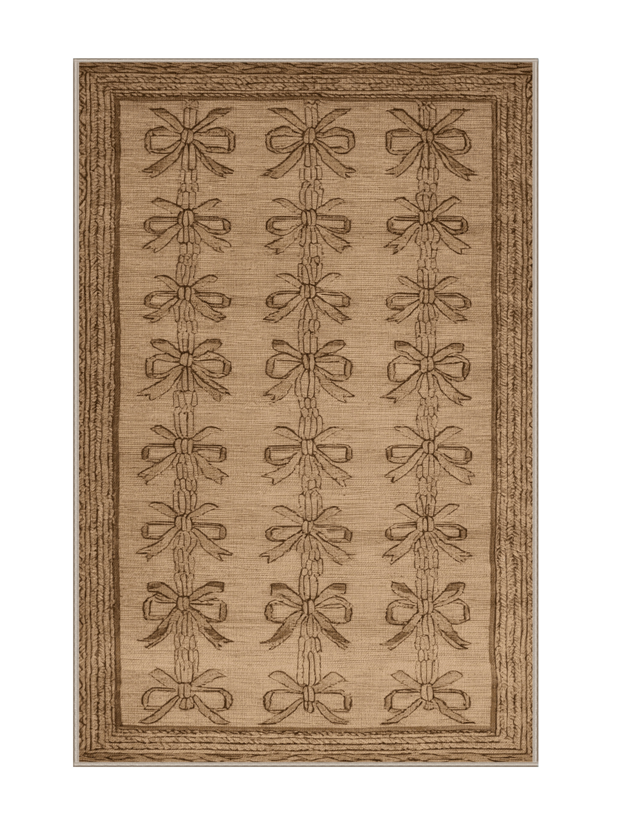 Wildon Home® Machine Washable French Beige Area Rug | Wayfair