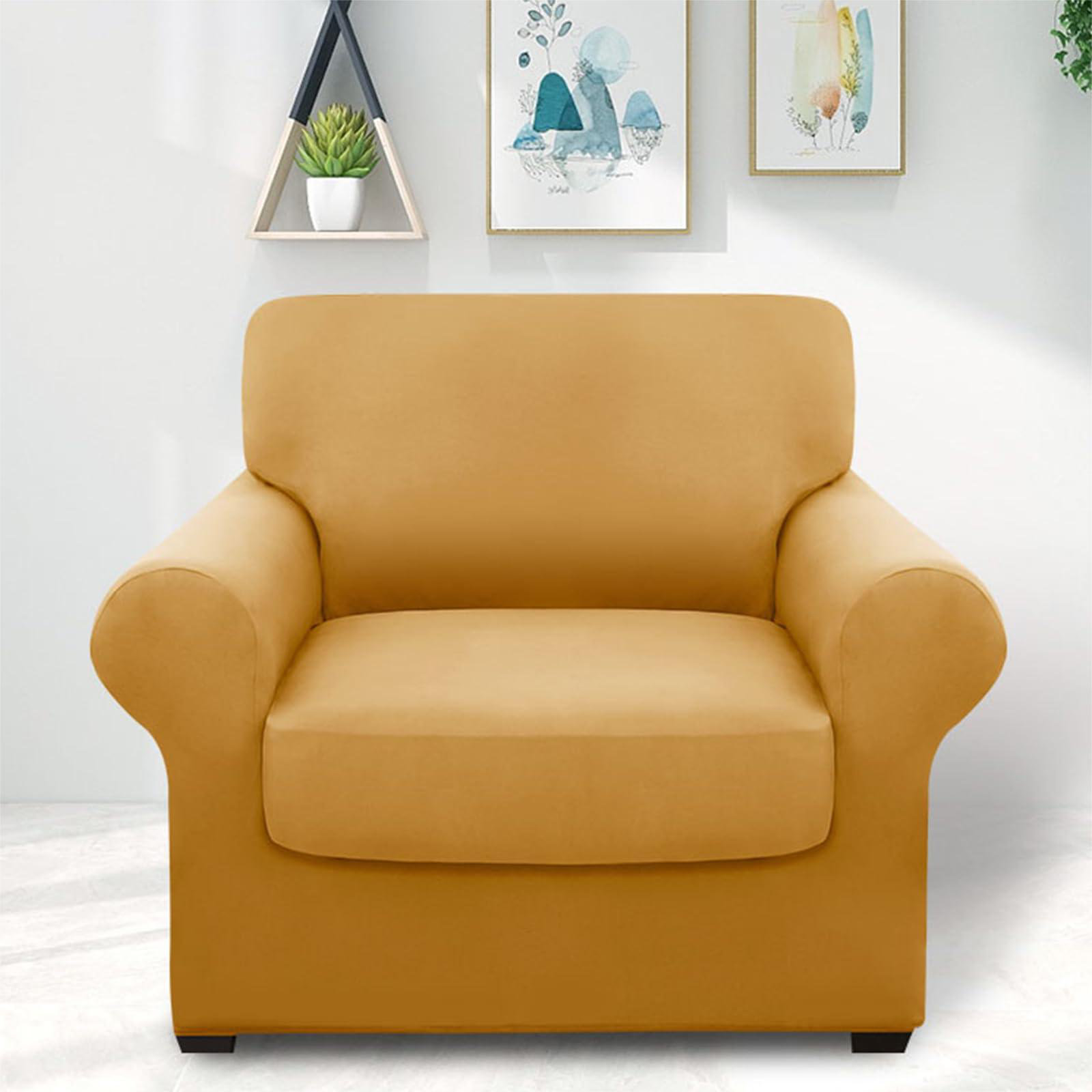 Eider & Ivory™ Microfiber Armchair Slipcover | Wayfair