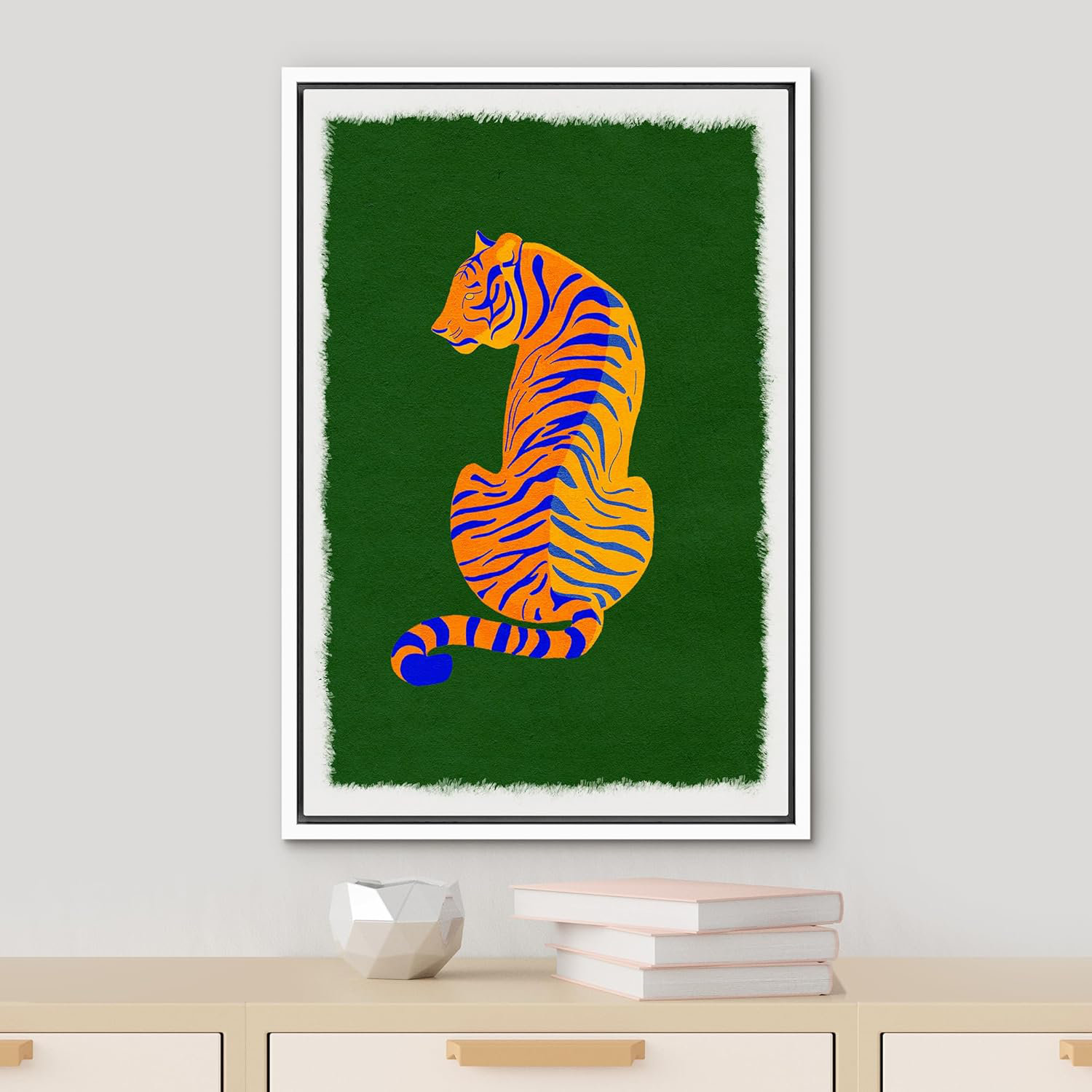 IDEA4WALL Bright Preppy Animals Jungle Safari Tiger Stripe Kid's Room ...