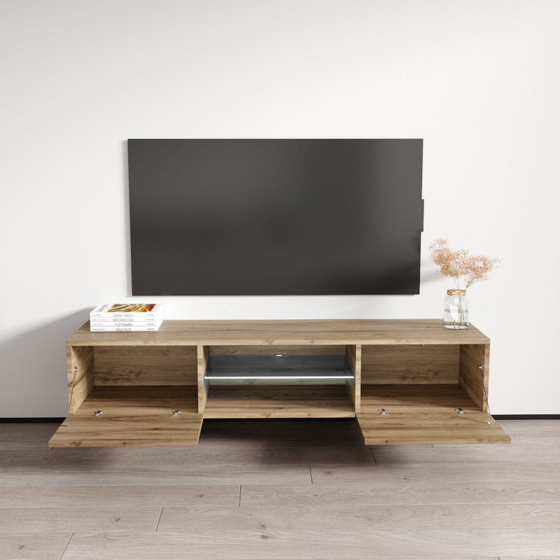 Orren Ellis Fly Modular Floating TV Stand for TVs up to 70" "& Reviews ...