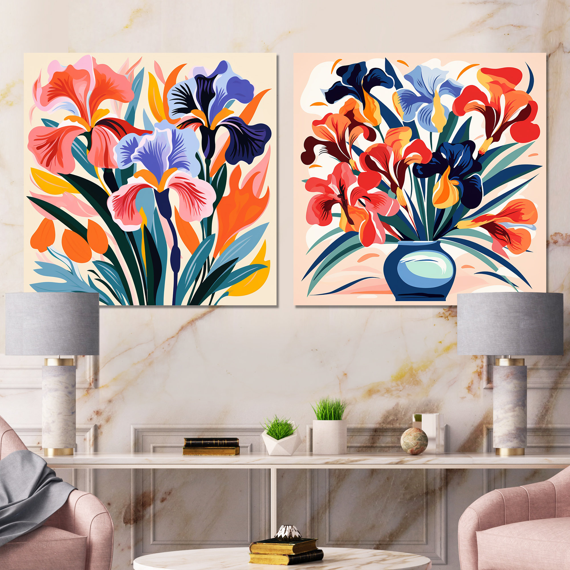 Winston Porter Henri Matisse Style Floral Pattern I - Assorted Bouquets ...