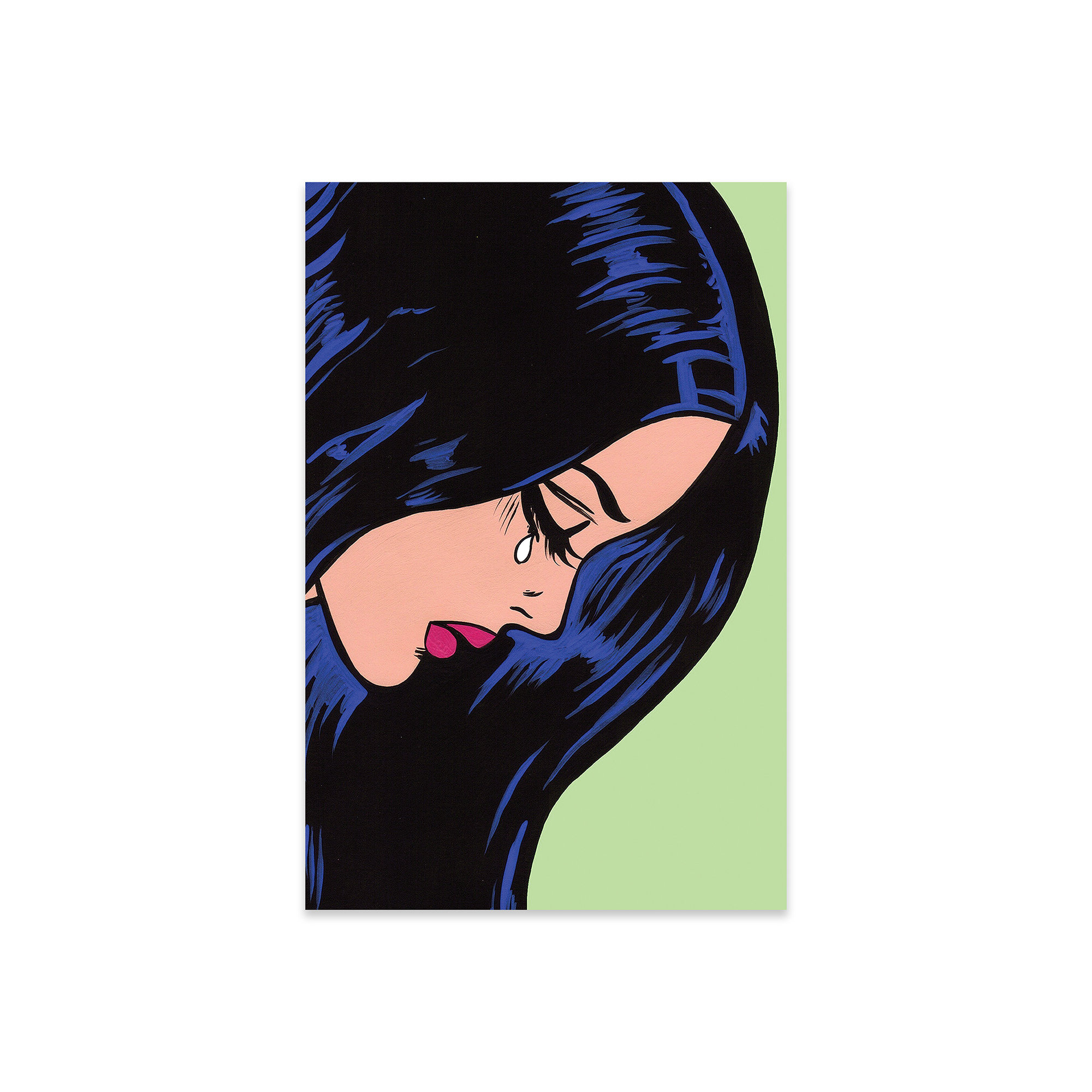 Winston Porter Black Hair Crying Girl On Plastic/Acrylic by Allyson ...