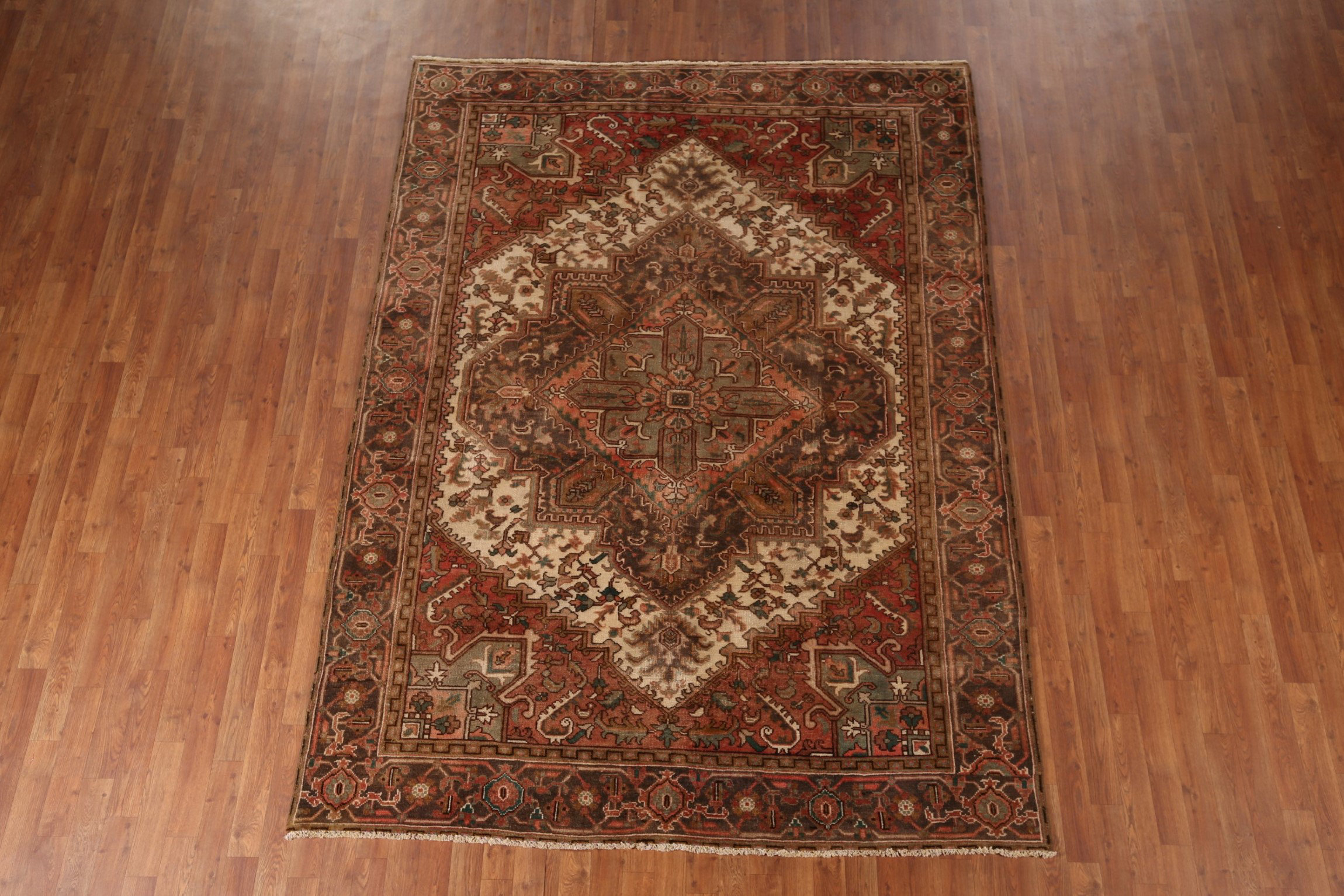 Bloomsbury Market Geometric Wool Area Rug 7x9 | Wayfair