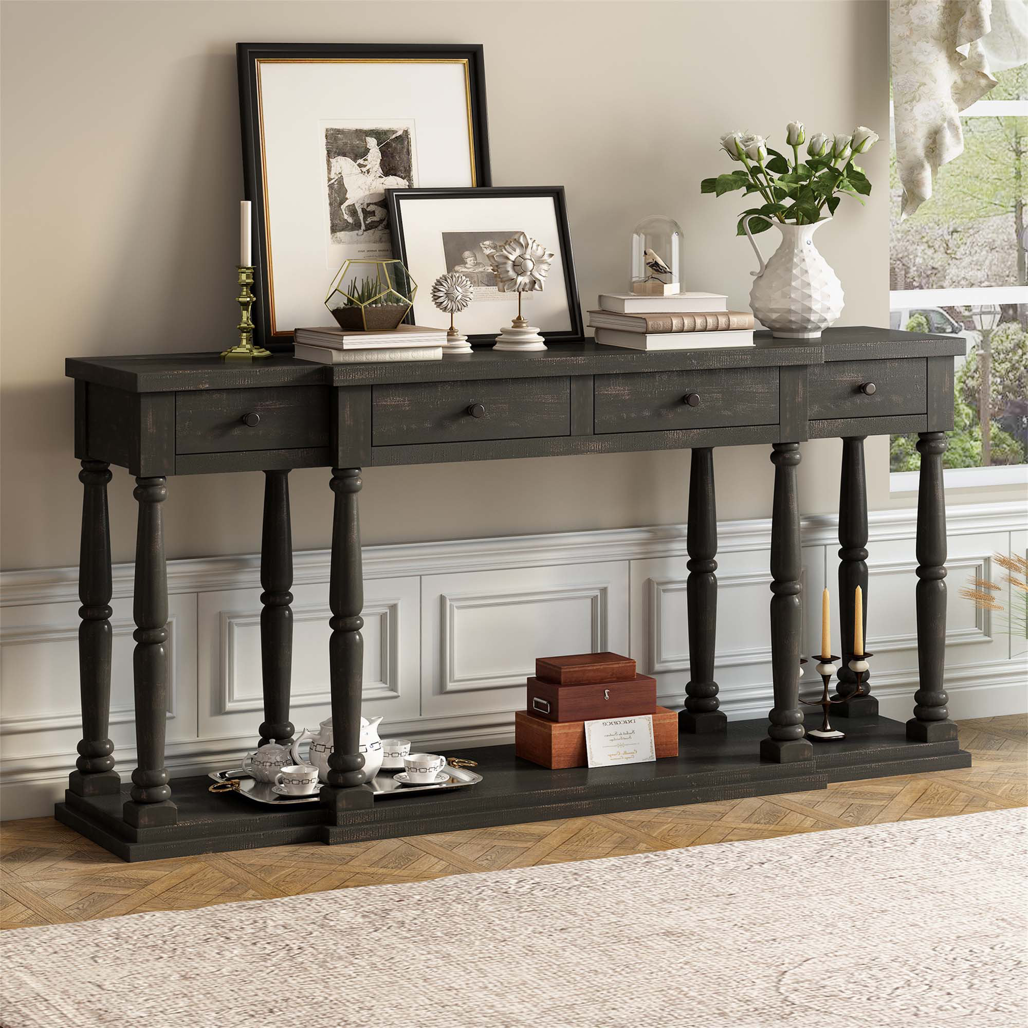 Ophelia & Co. Barthelemy 63" Console Table & Reviews | Wayfair