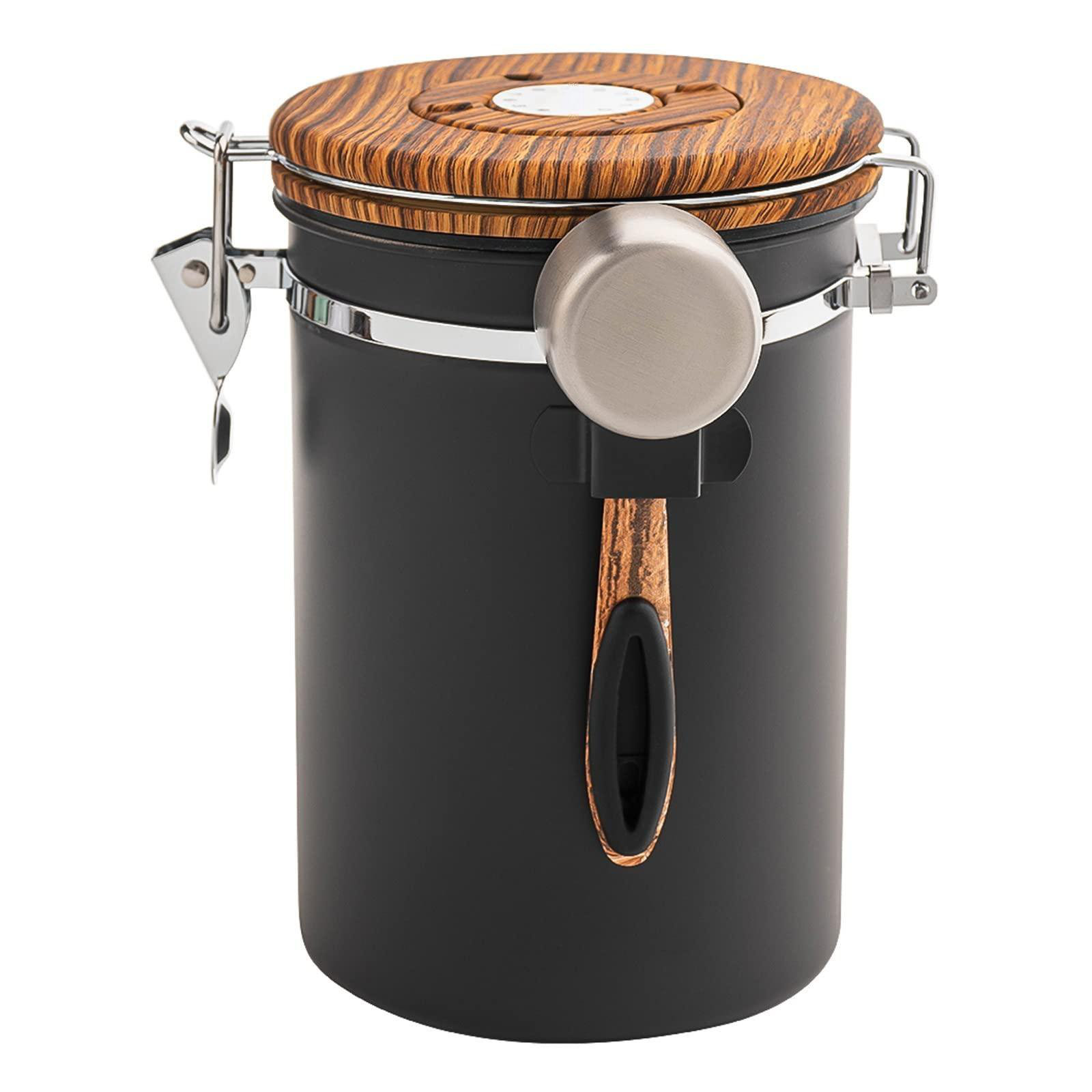 Prep & Savour Coffee Canisters Airtight Coffee Bean Storage Container ...