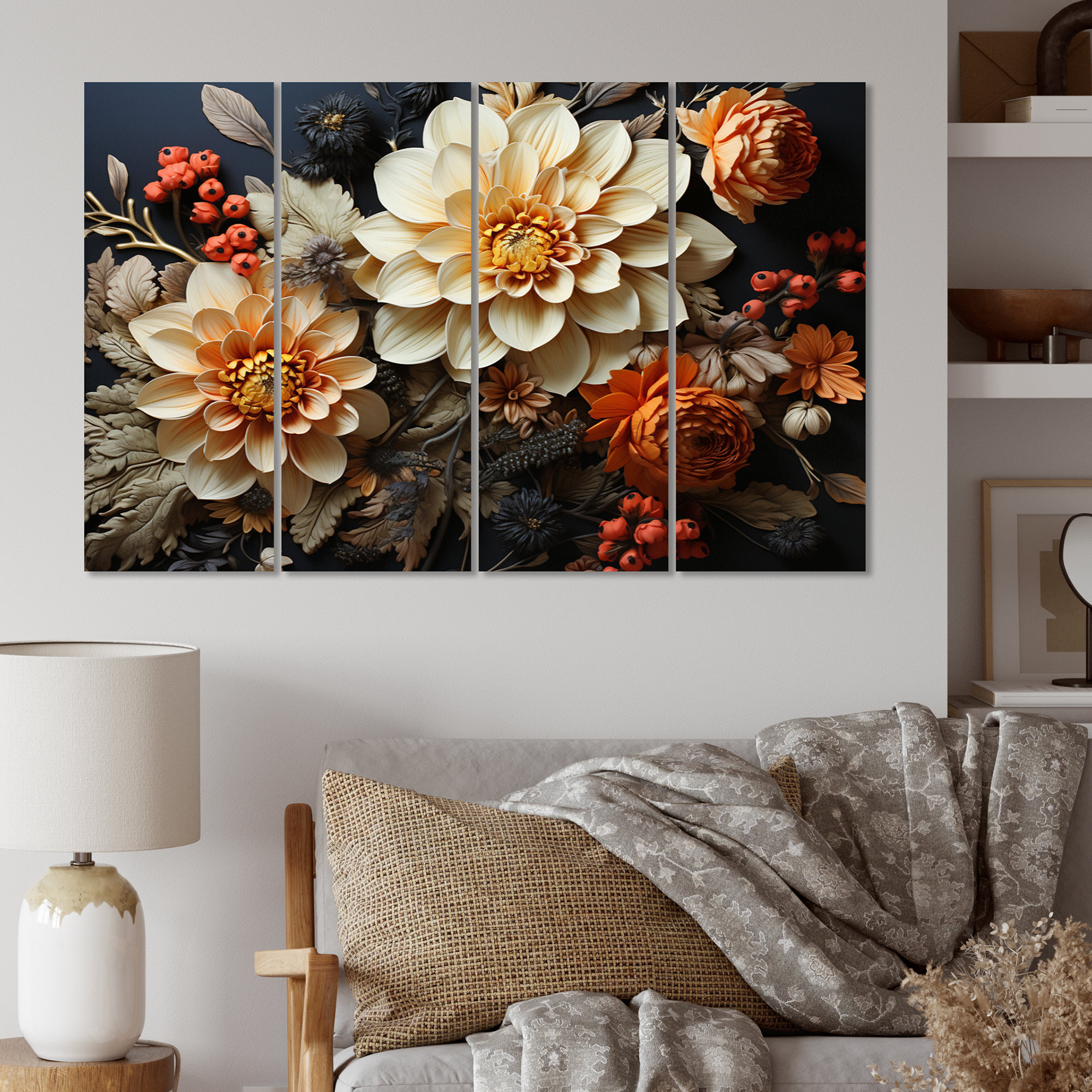 Latitude Run® Bohemian Art Earthly Delights - Abstract Metal Wall Decor ...