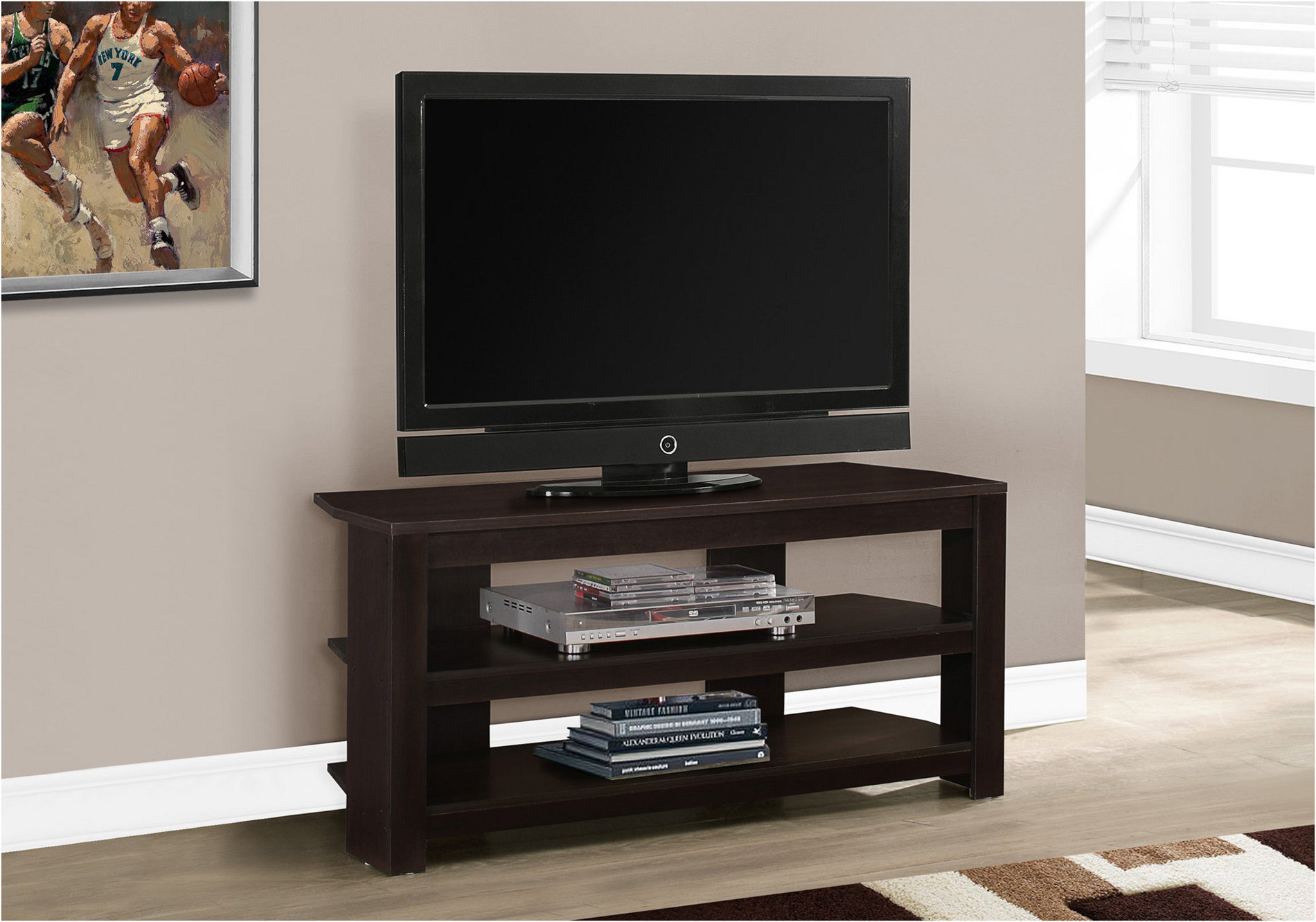 Latitude Run® Tv Stand, 42 Inch, Console, Media Entertainment Center ...