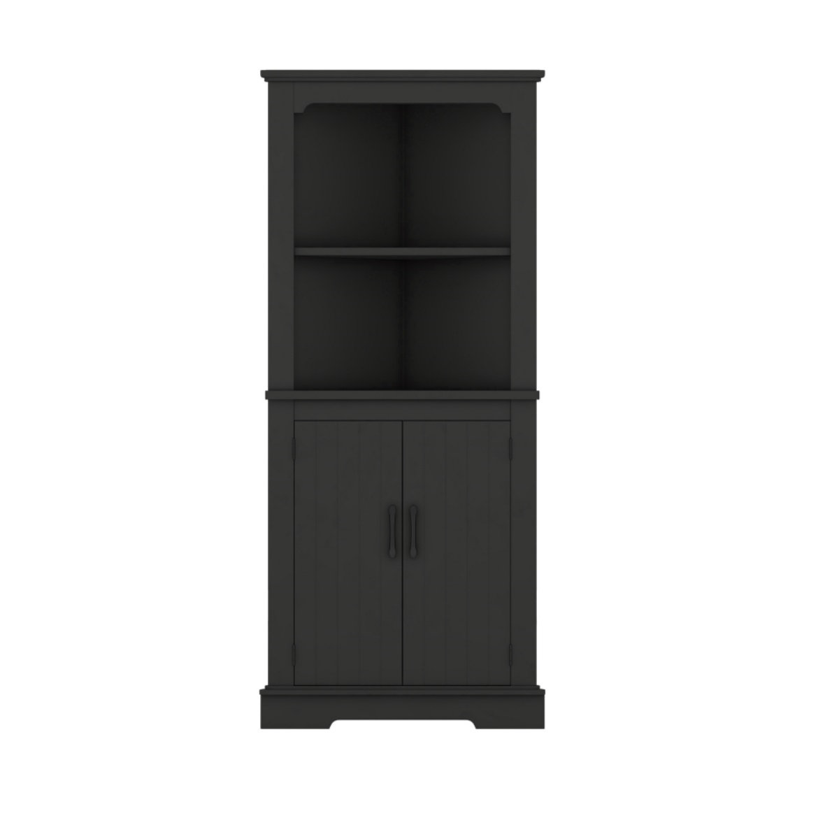 Red Barrel Studio® High Corner Cabinet With Doors For Living Room ...