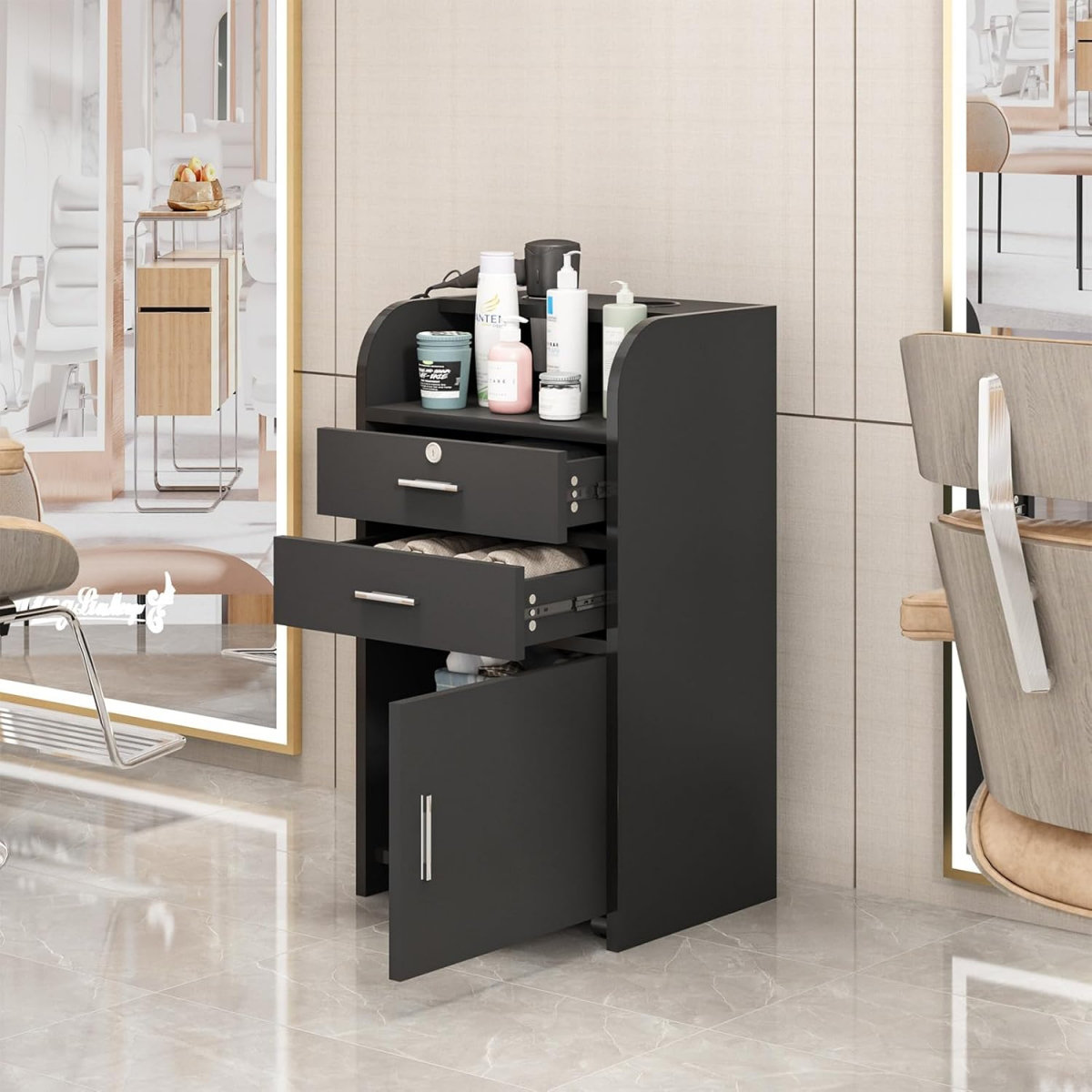 Wrought Studio™ 17.75" Modern Italian Beauty Storage Cabinet ...