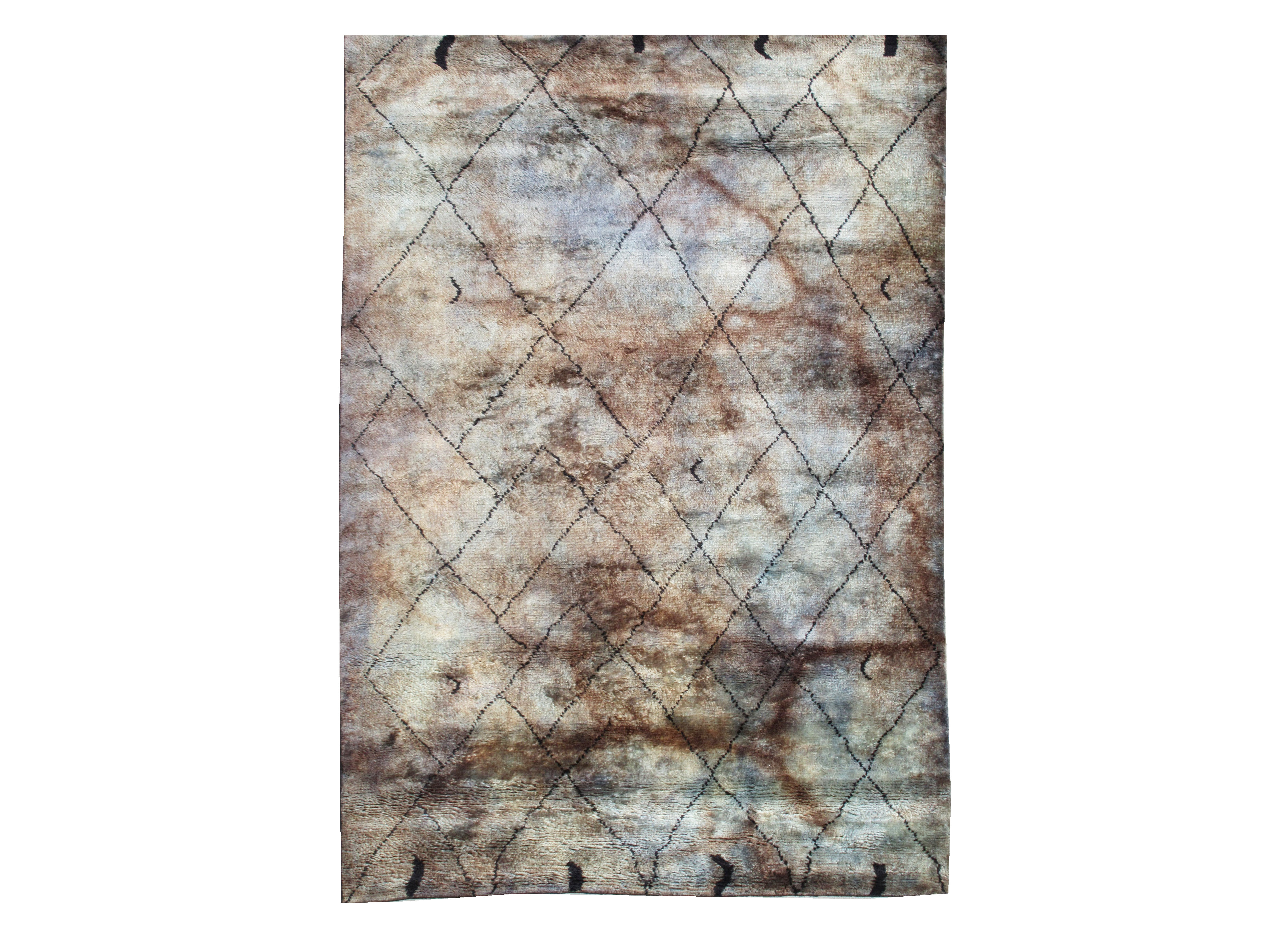 Kalili Rugs 7X10 Modern Moroccan Hand-Knotted Rug | Wayfair