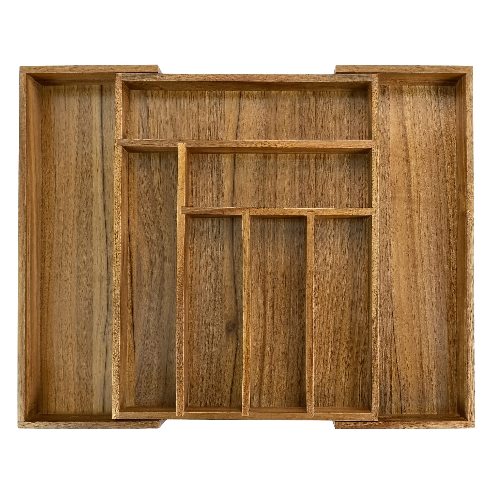 Prep & Savour Kitchen Drawer Organizer Silverware Organizer Utensil ...