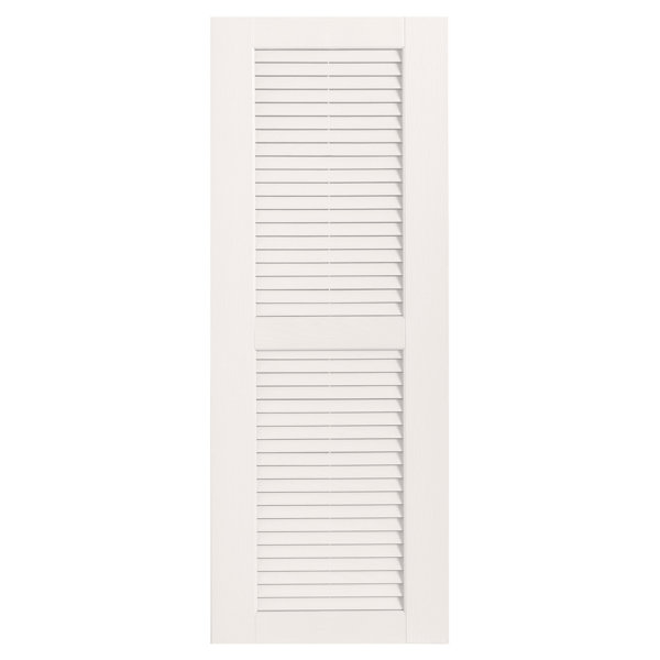 Alpha Shutters Straight Top Open Louver Shutters Pair & Reviews | Wayfair