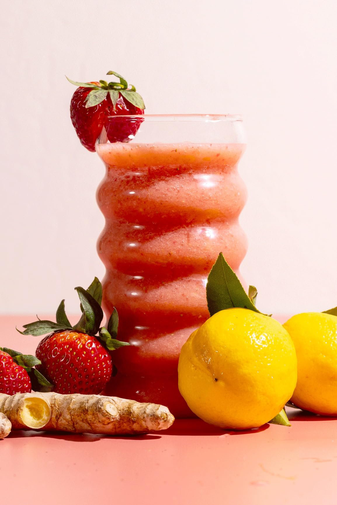 Hokku Designs 4 Pcs 13.5 oz Creative Glass Cups Ribbed Glassware ...