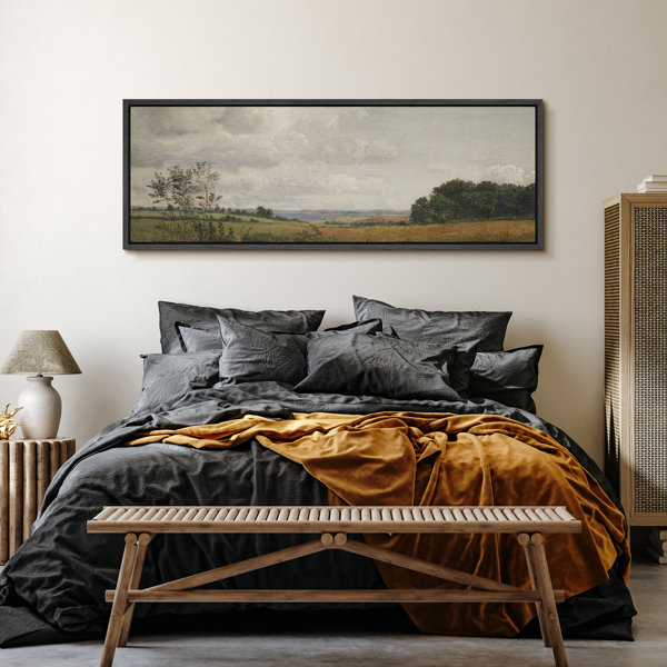 IDEA4WALL Rustic Countryside "Landscape Clouds Classic French Country ...