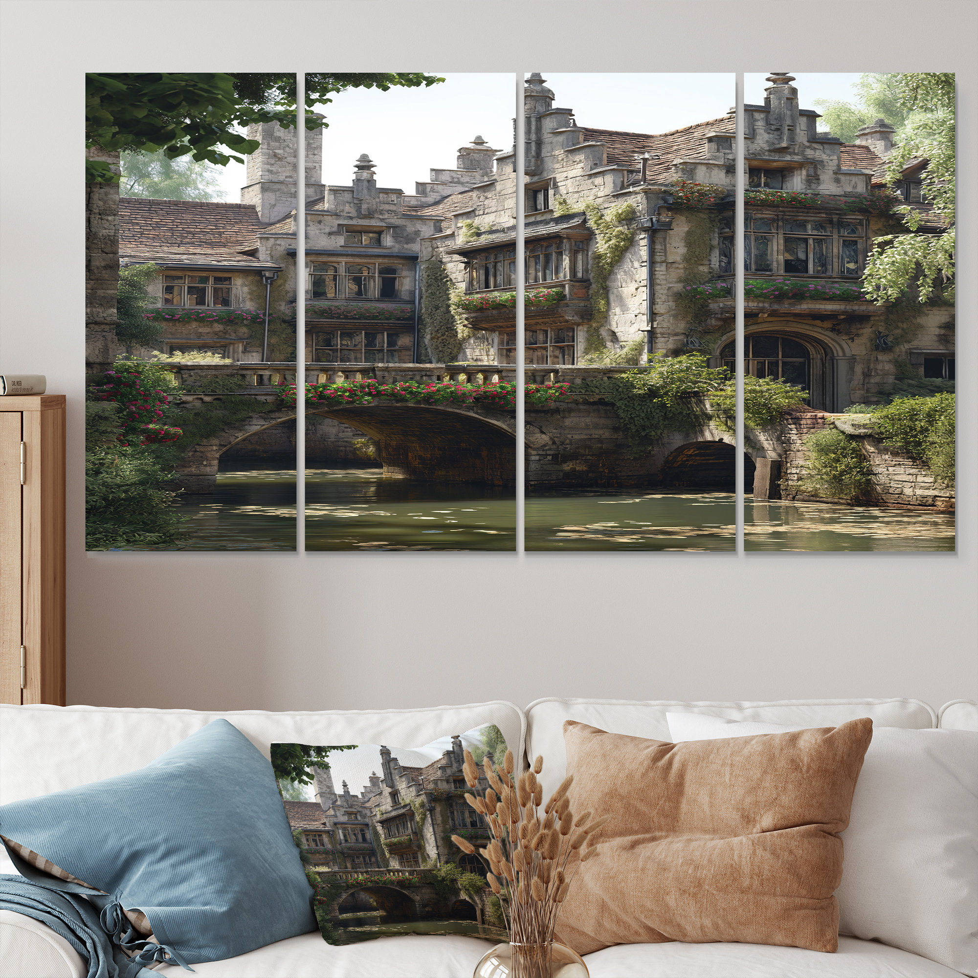 Design Art Medieval City Venice Of The North Inner River - Castles Wall ...