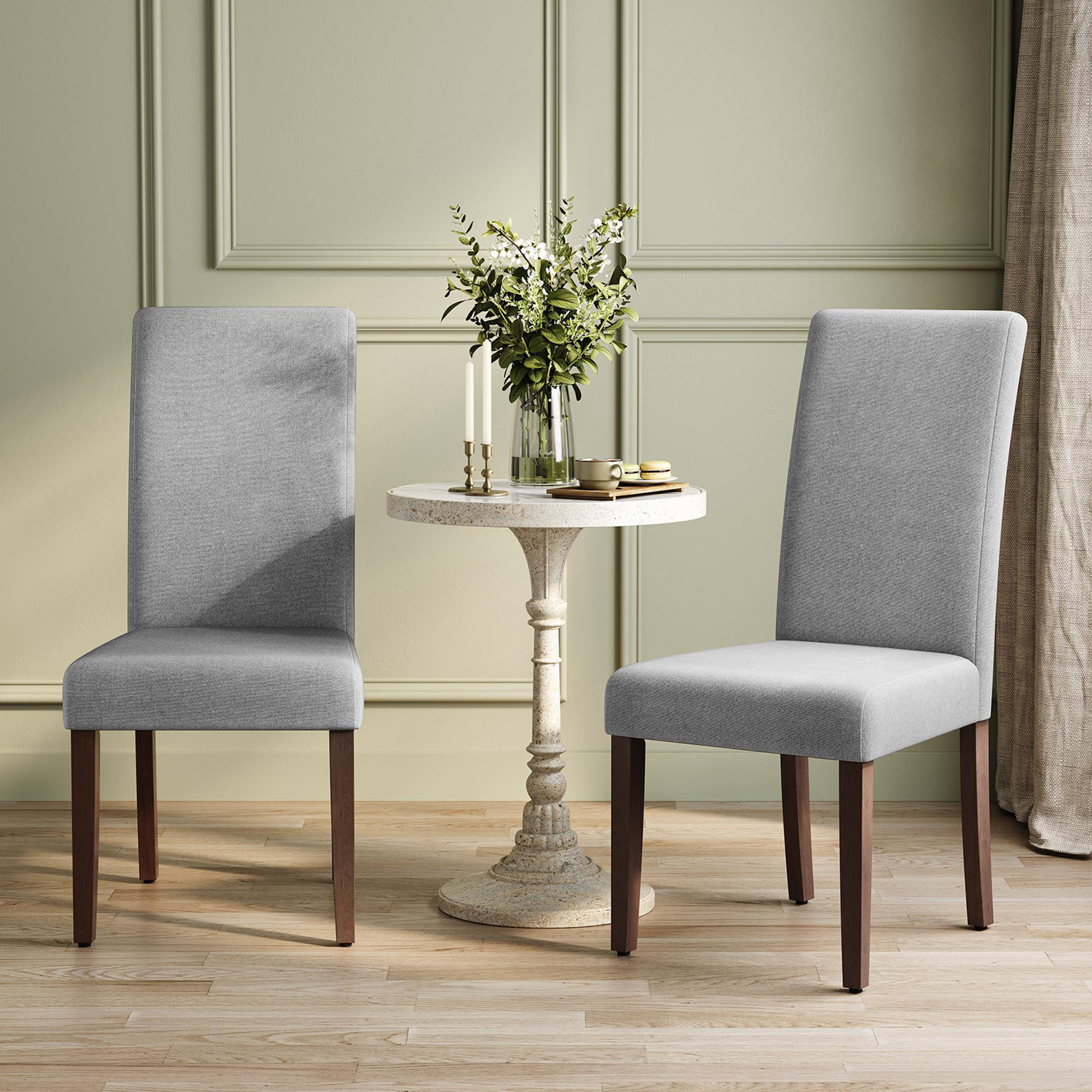 Lark Manor™ Williamsburg Parsons Chair, Thick Seat, Removable Fabric ...