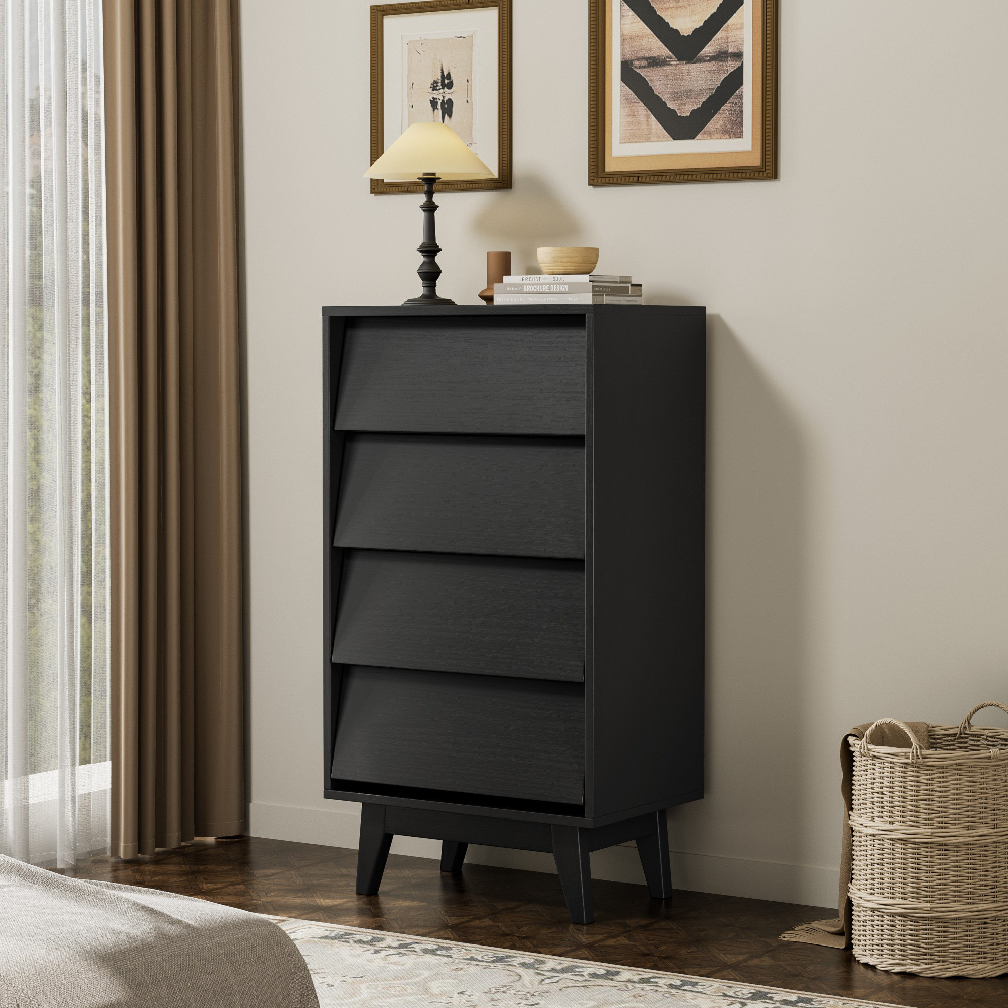 Dakota Fields Vintage-style Drawer Dresser cabinet - Wayfair Canada