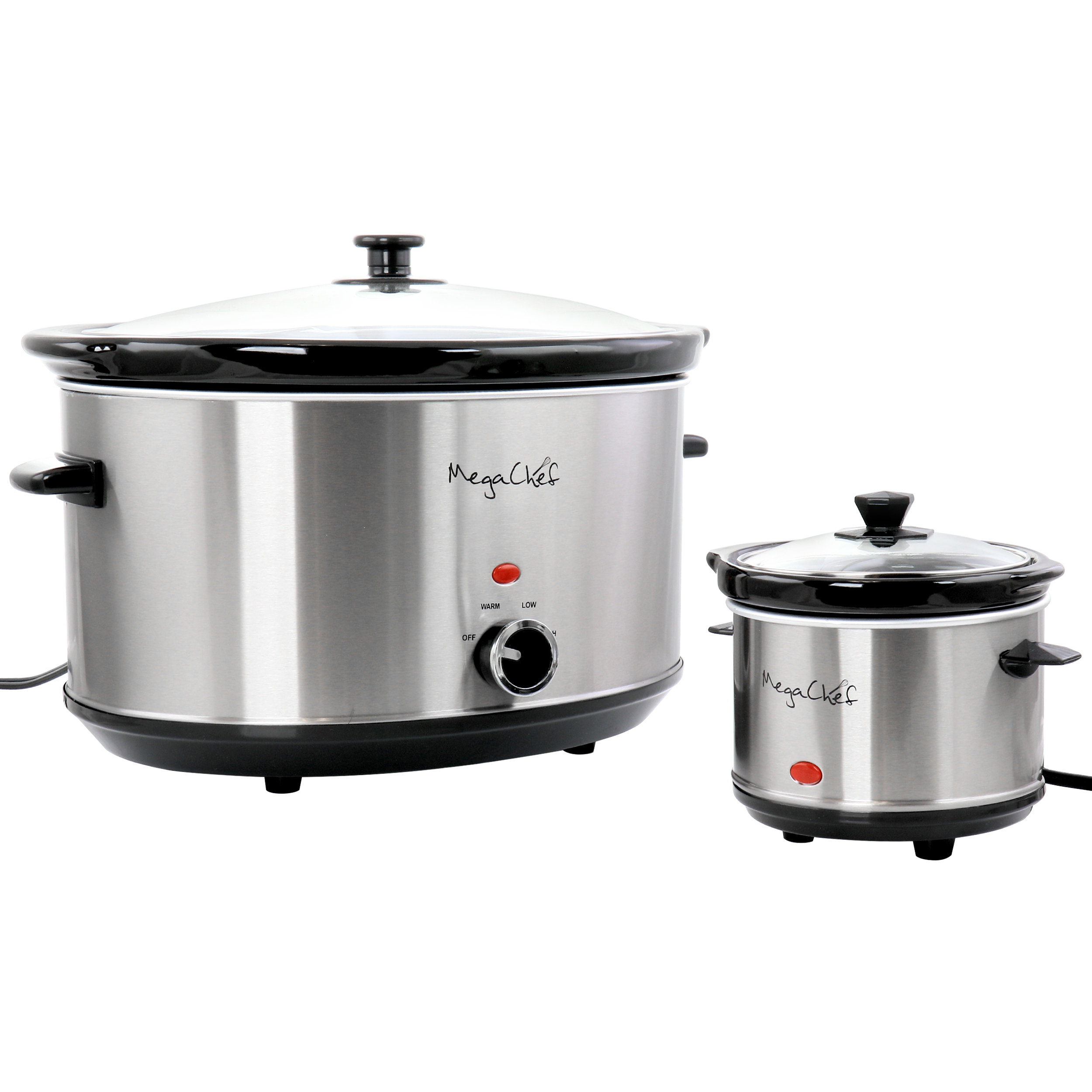 MegaChef 8 Liter Slow Cooker with Mini 0.6 Liter Warmer & Reviews | Wayfair