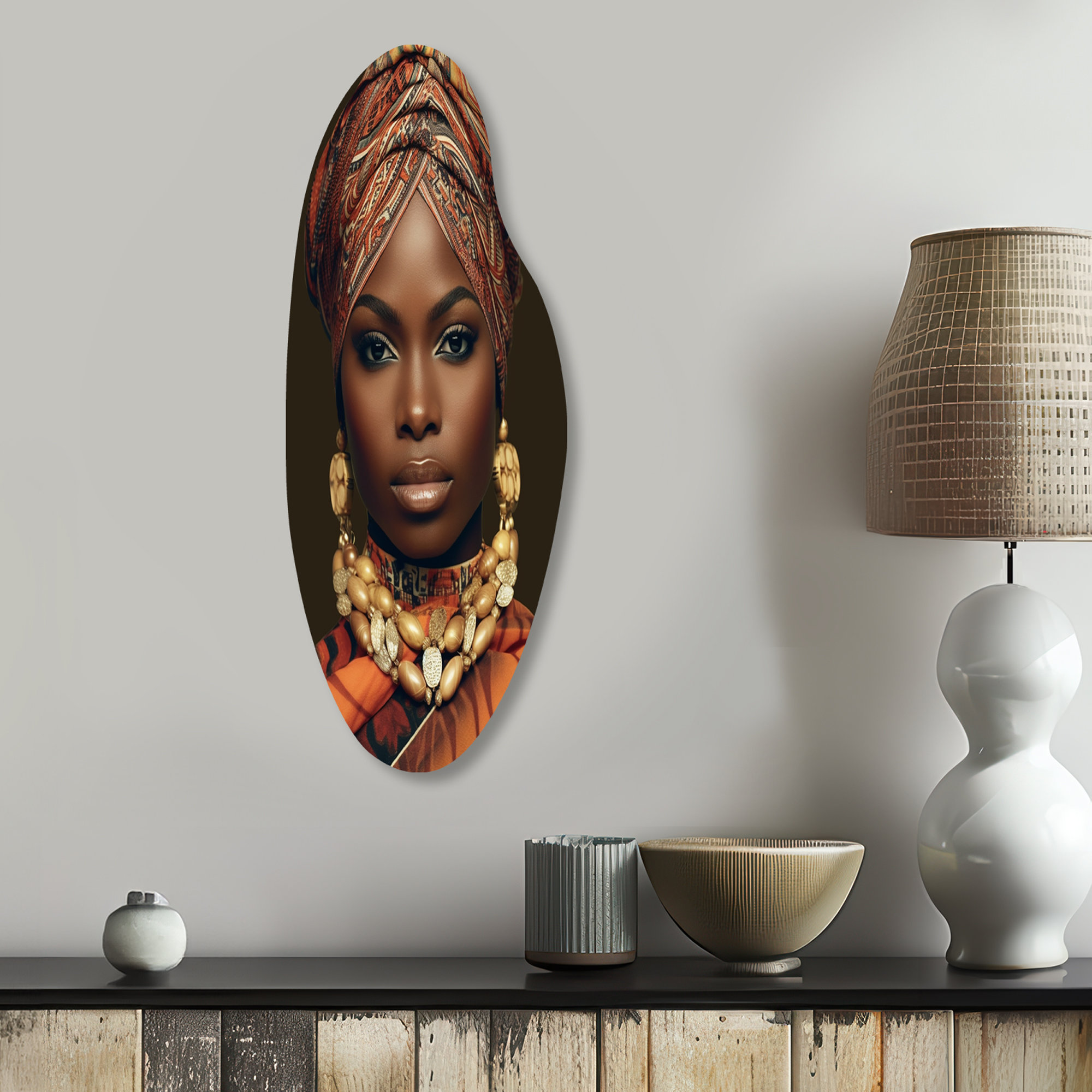 Dakota Fields Beautiful African Lady Traditional Style Attire I ...