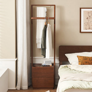 Hike Out Nature Dark Walnut Solid wood Hall trees | Wayfair