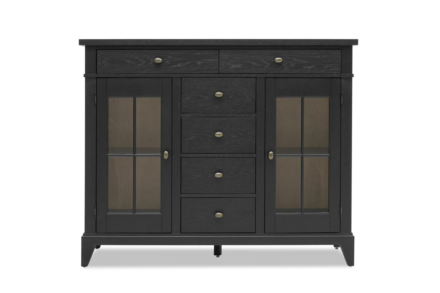 Birch Lane™ Tall Server (7 Drawers, 2 Doors, 2 Adj Shelves) | Wayfair