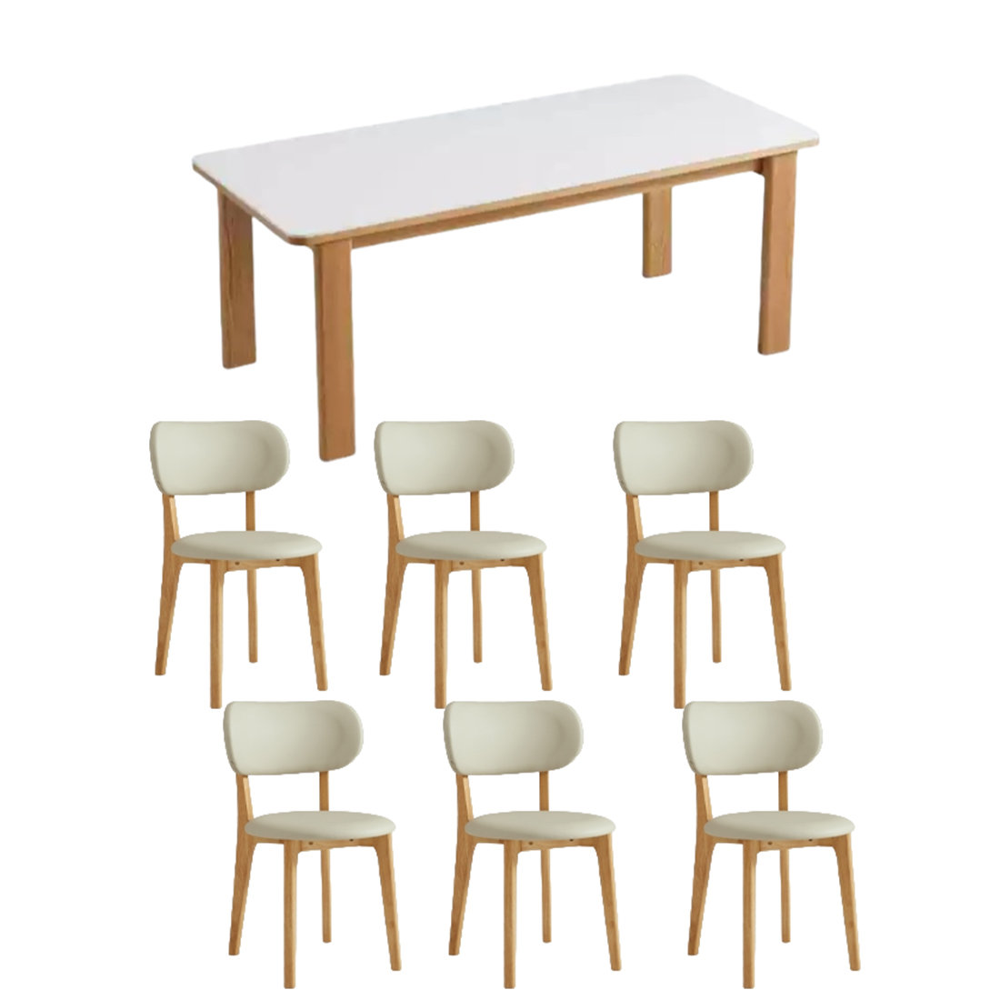 ACMISH Simplicity Sturdy Dining Table Sets. | Wayfair