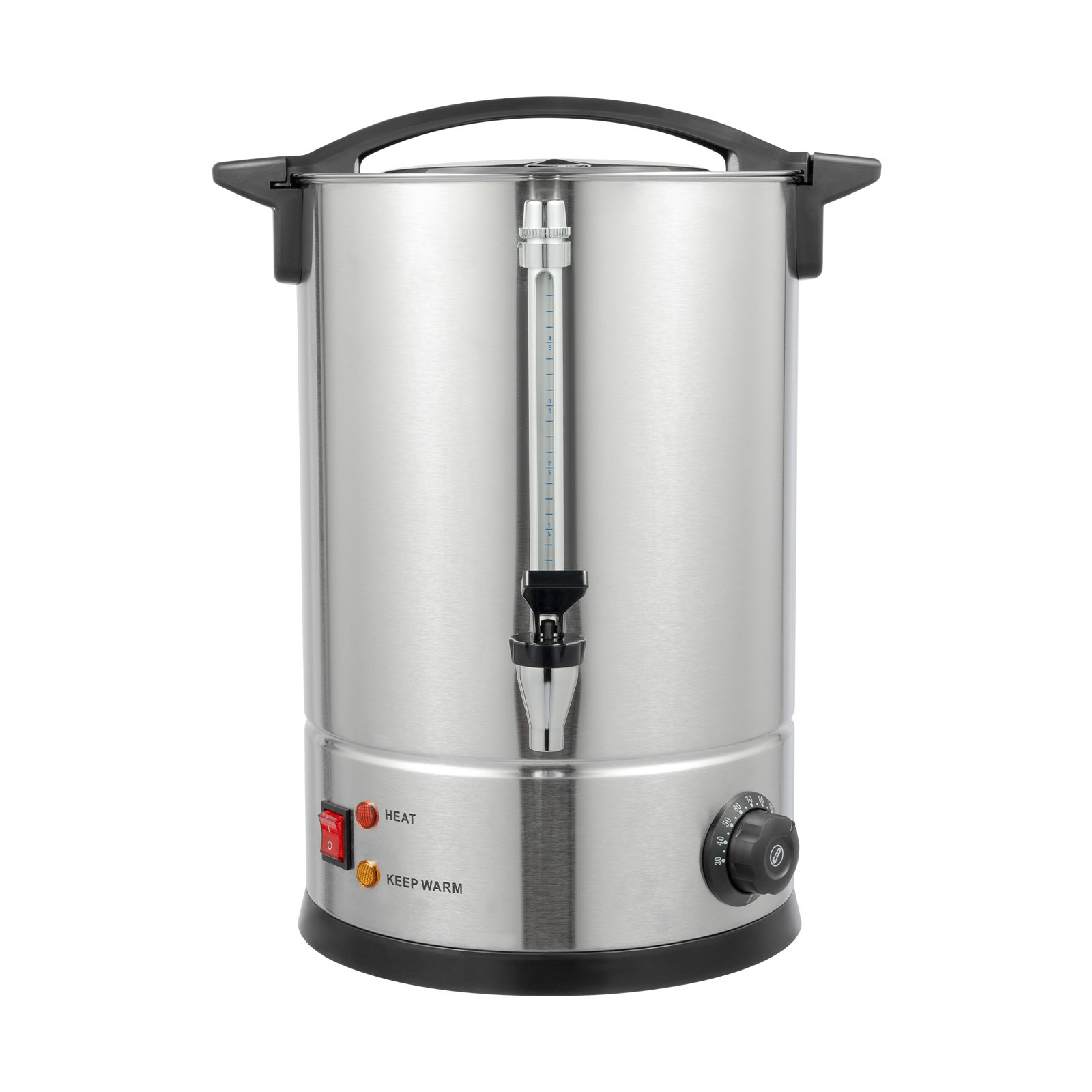DALELEE 45-Cup Stainless Steel Coffee Urn & Hot Beverage Dispenser ...