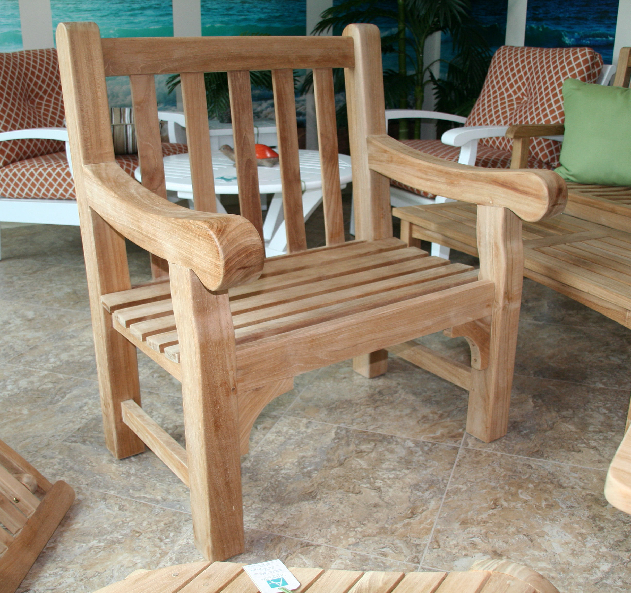 Canora Grey Tara Teak Patio Chair | Wayfair