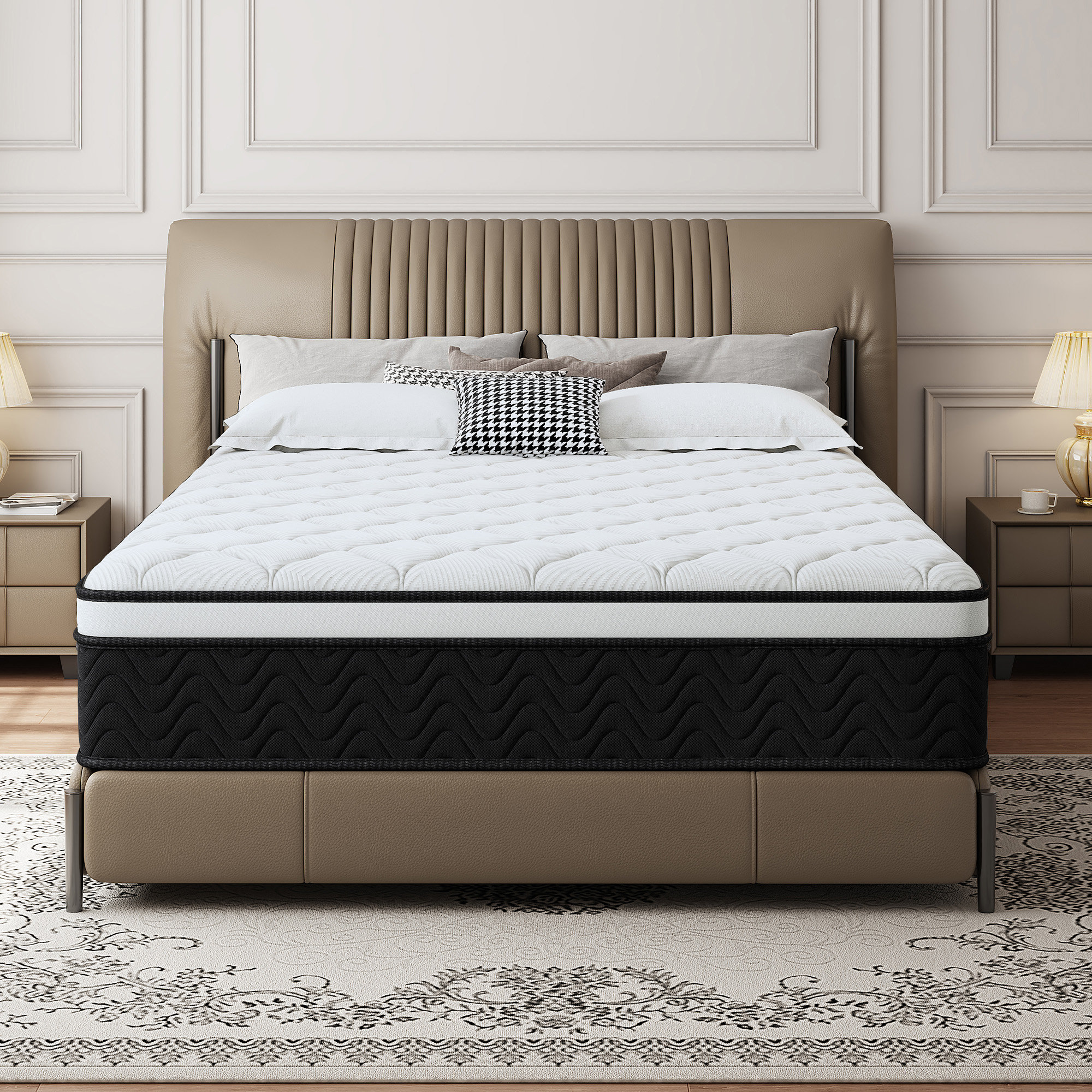 Slowly Sleep 12"/14” Hybrid Memory Foam Mattress | Wayfair