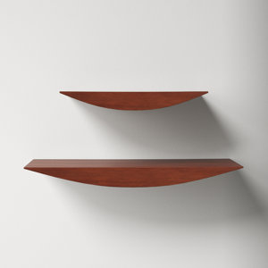 AllModern Oiva 2 Piece Mango Floating Shelf | Wayfair