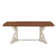 Kingstown Home Spadina 78-Inch Oak Top Dining Table With Interlocking ...