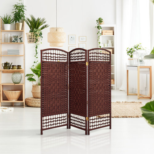 Winston Porter Adelah 4 Ft. Short Folding Screen & Reviews | Wayfair