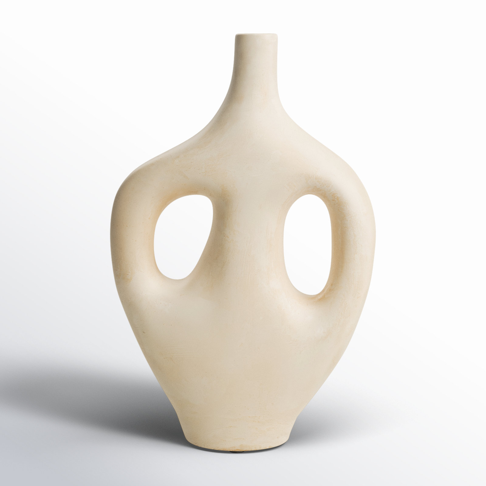 AllModern Paper Mache Abstract Double Handle Decorative Vase | AllModern