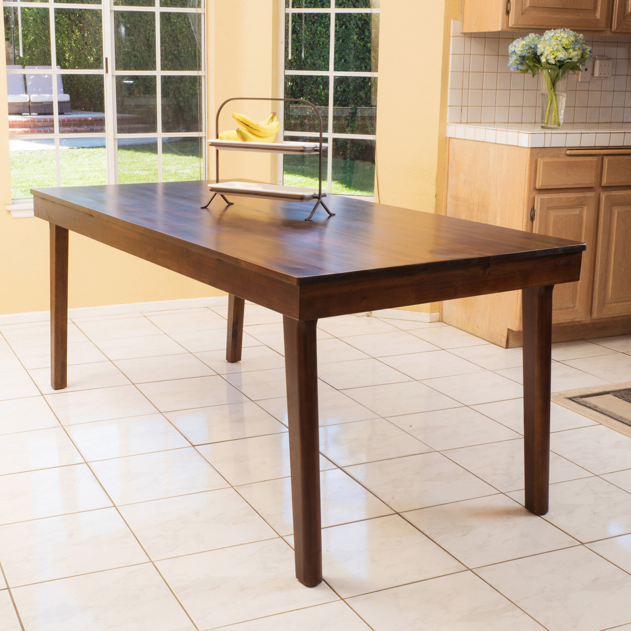Astoria Grand Dining Table, Rich Mahogany - Wayfair Canada