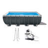 Intex Rectangular Ultra XTR Frame Swimming Pool with Pump & Reviews ...