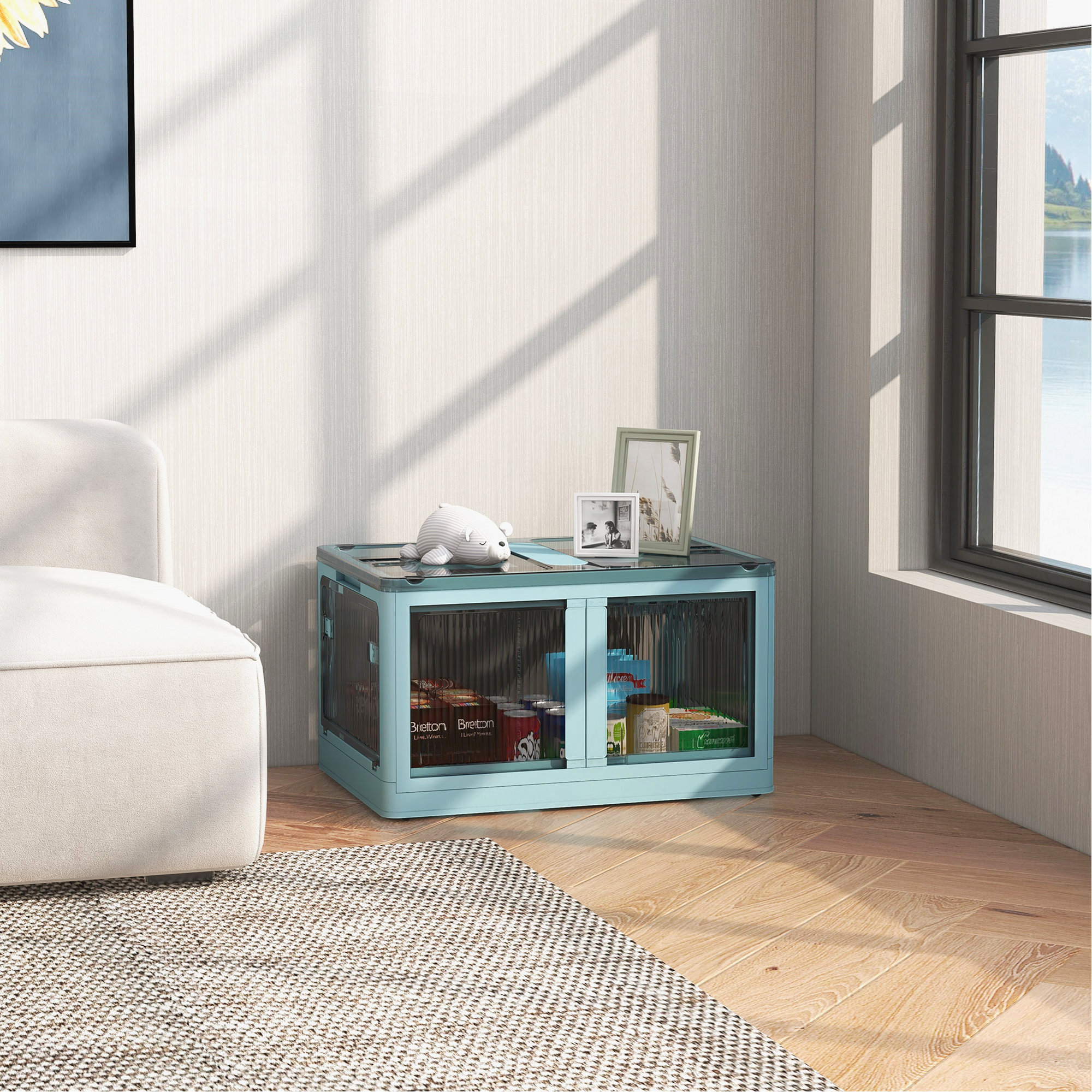 Ebern Designs Versatile Stackable Storage Bins With Wheels And ...