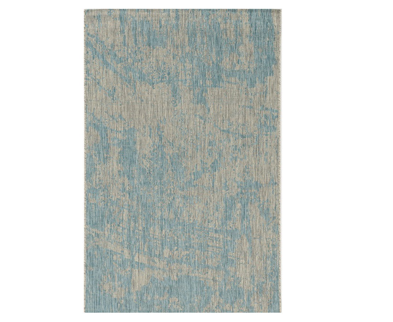 Highland Dunes Marauder 3' X 4' Teal Abstract Area Rug | Wayfair
