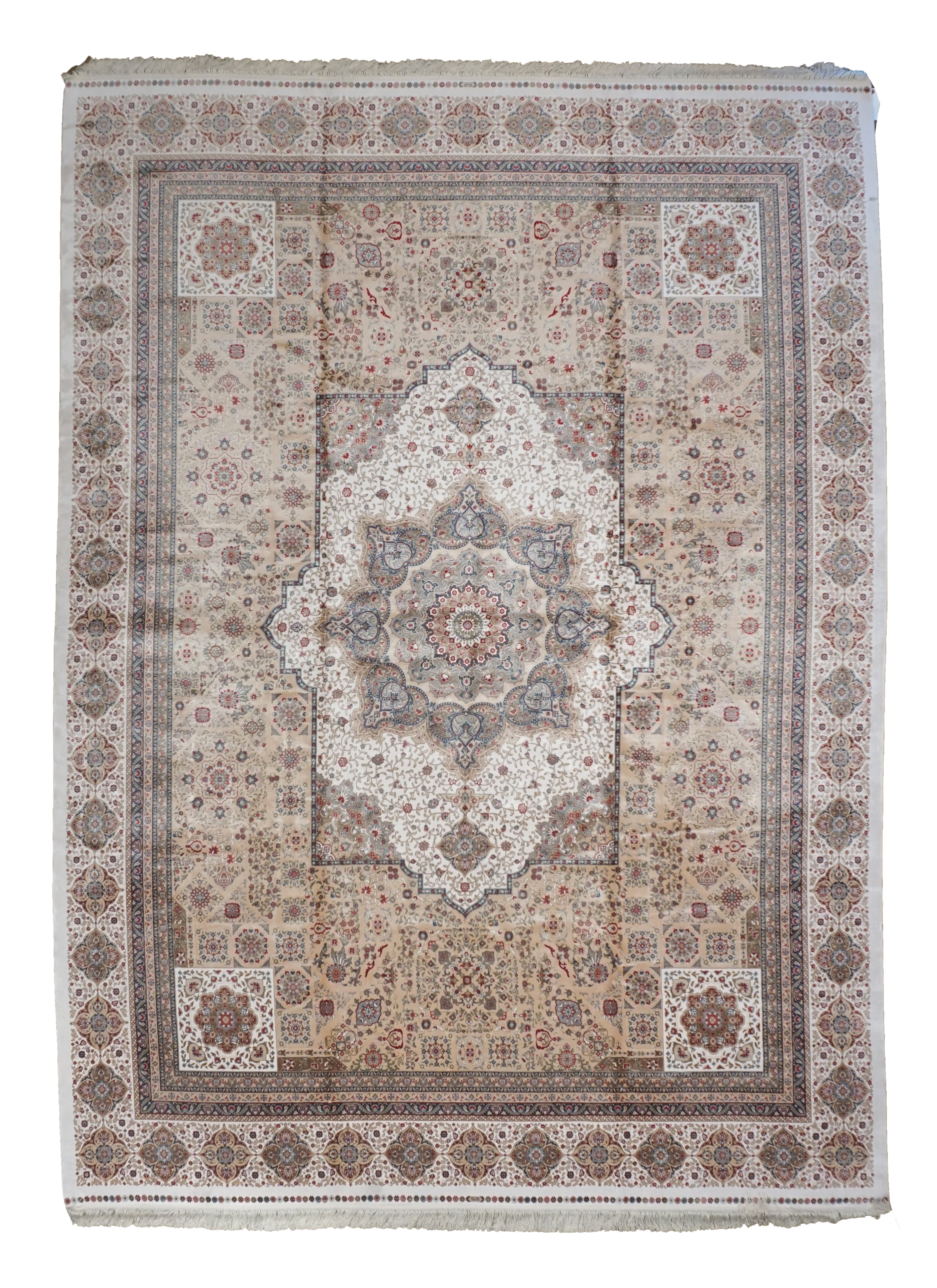Kalili Rugs 9X12 Hereke Tufted Pure Silk Area Rug, 1000 KPSI - Wayfair ...