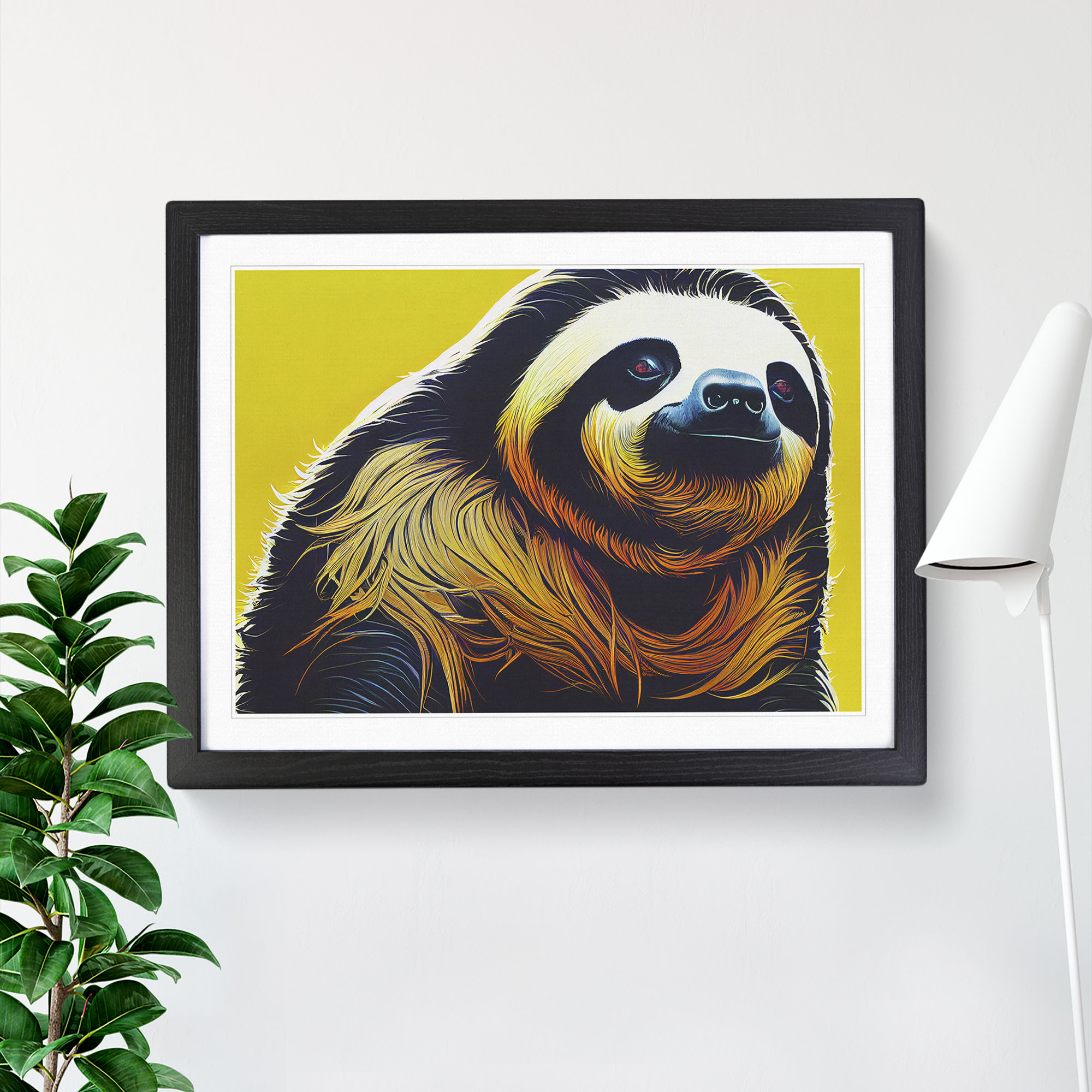 Marlow Home Co. Astounding Sloth - Picture Frame Graphic Art | Wayfair ...