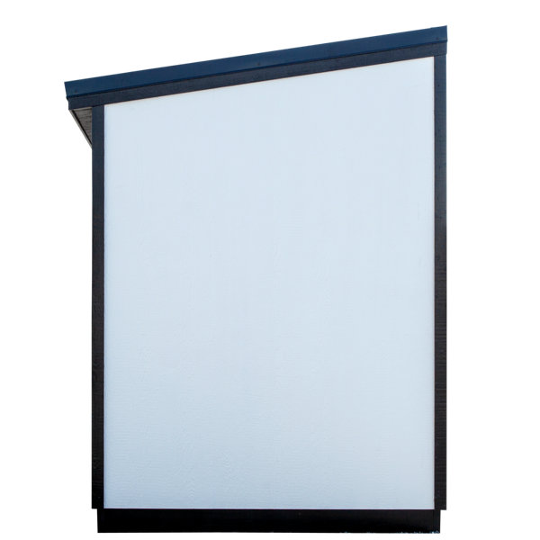 SHEDorize Wall Hugger Storage Shed Kit (6' x 8') | Wayfair
