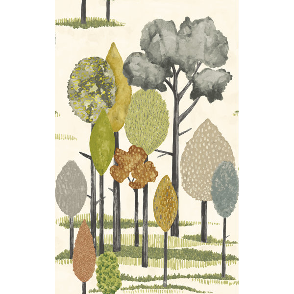 Winston Porter Douglas-Craig Cypress Tall Trees 33' L x 19.7'' W ...