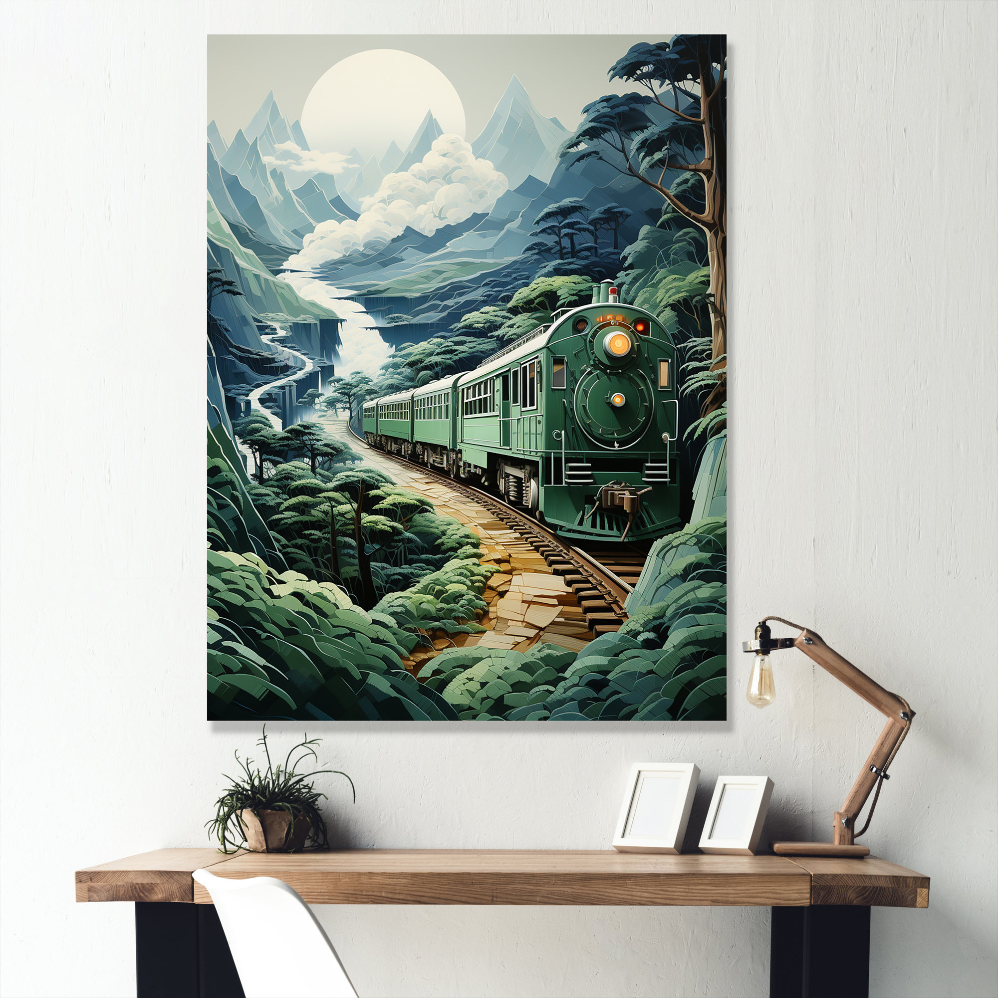 Millwood Pines Luxurious Relaxing Train Journey - Journey Wall Art ...