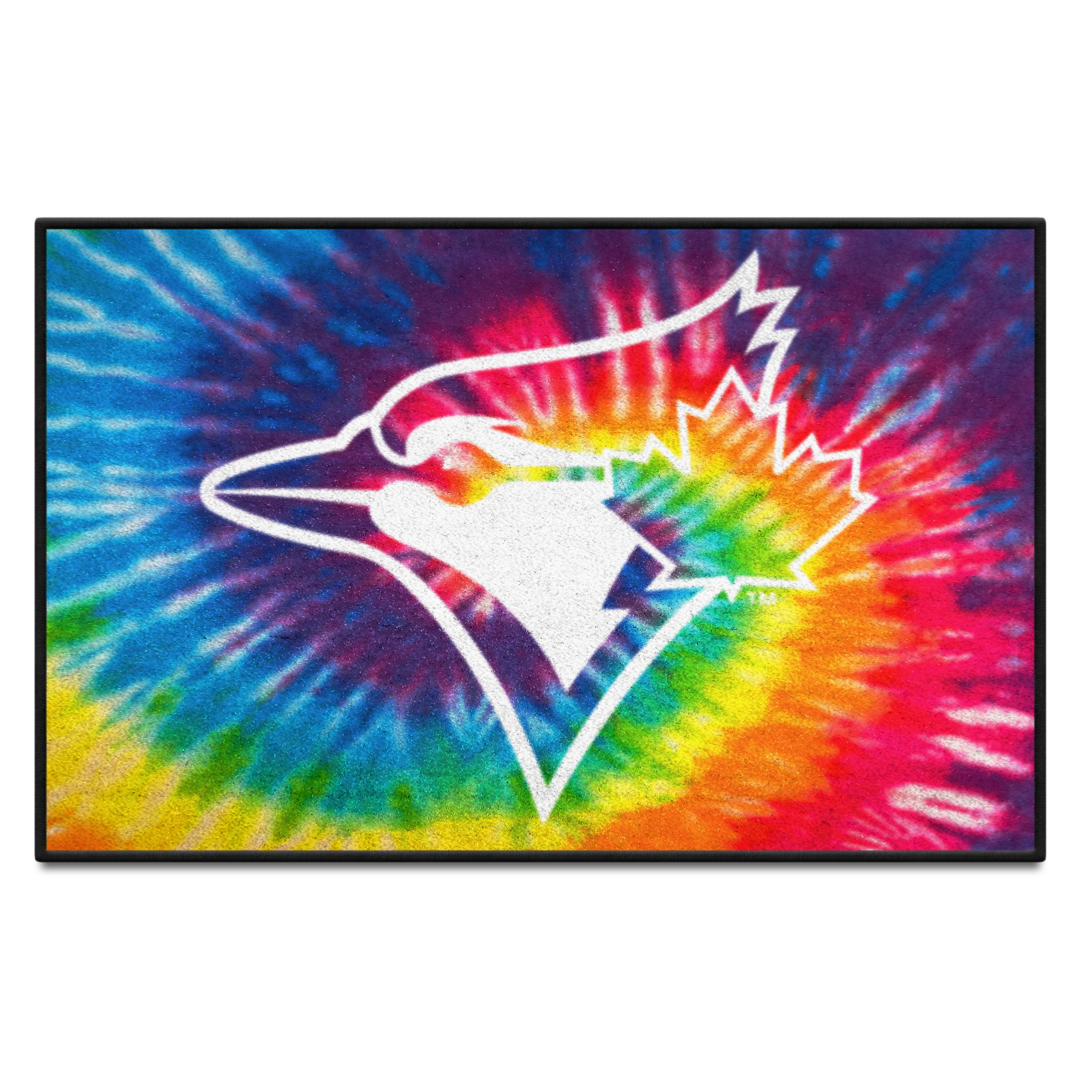 FANMATS Toronto Blue Jays_Toronto Blue Jays Tie Dye Starter Mat Accent ...