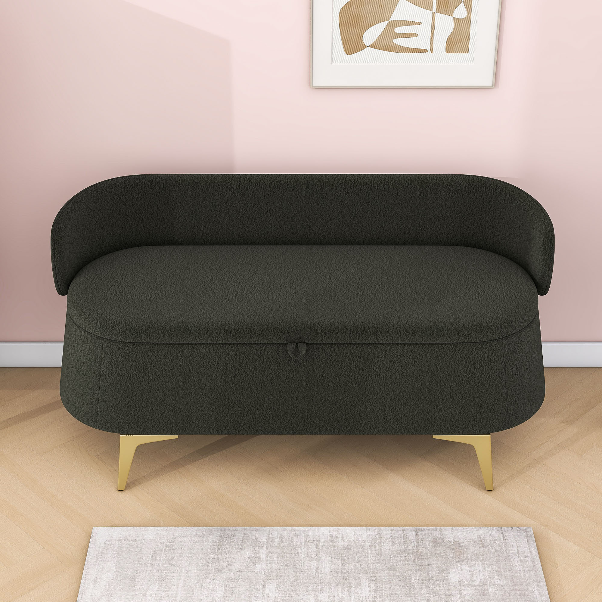 Everly Quinn Calyx Storage Bench - Wayfair Canada