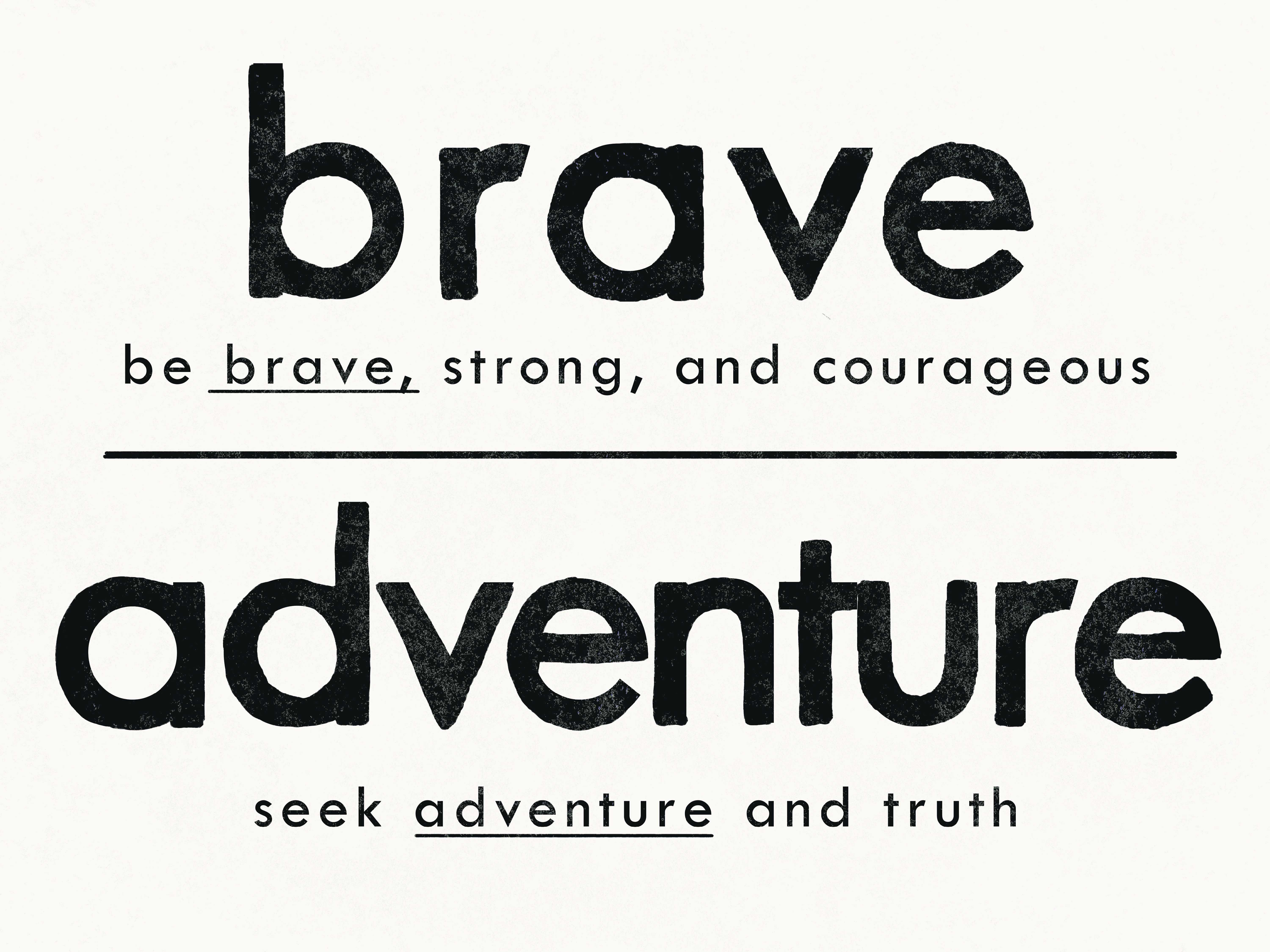 Trinx Flashcards Brave And Adventure - Wrapped Canvas Textual Art ...