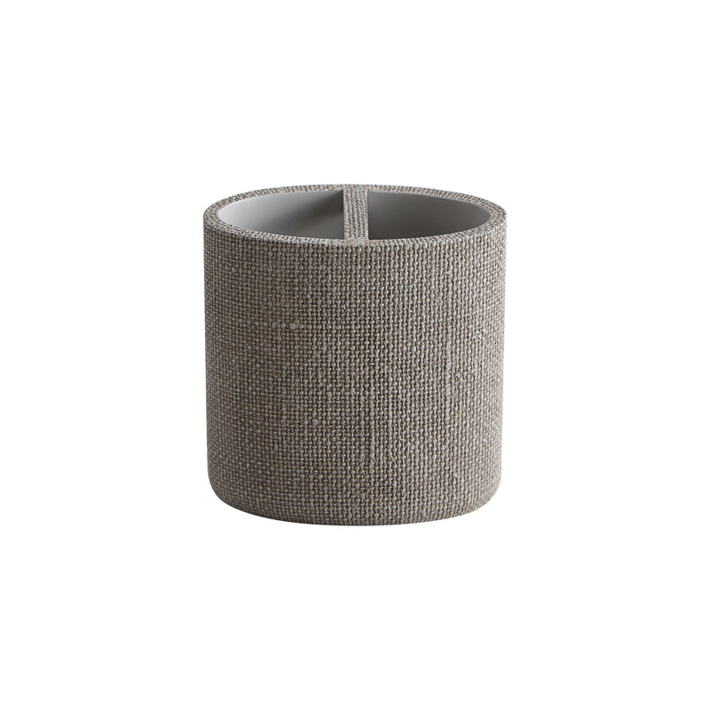 Tahari Astor 4-Piece Grey Textured Bathroom Accessory Set | Wayfair