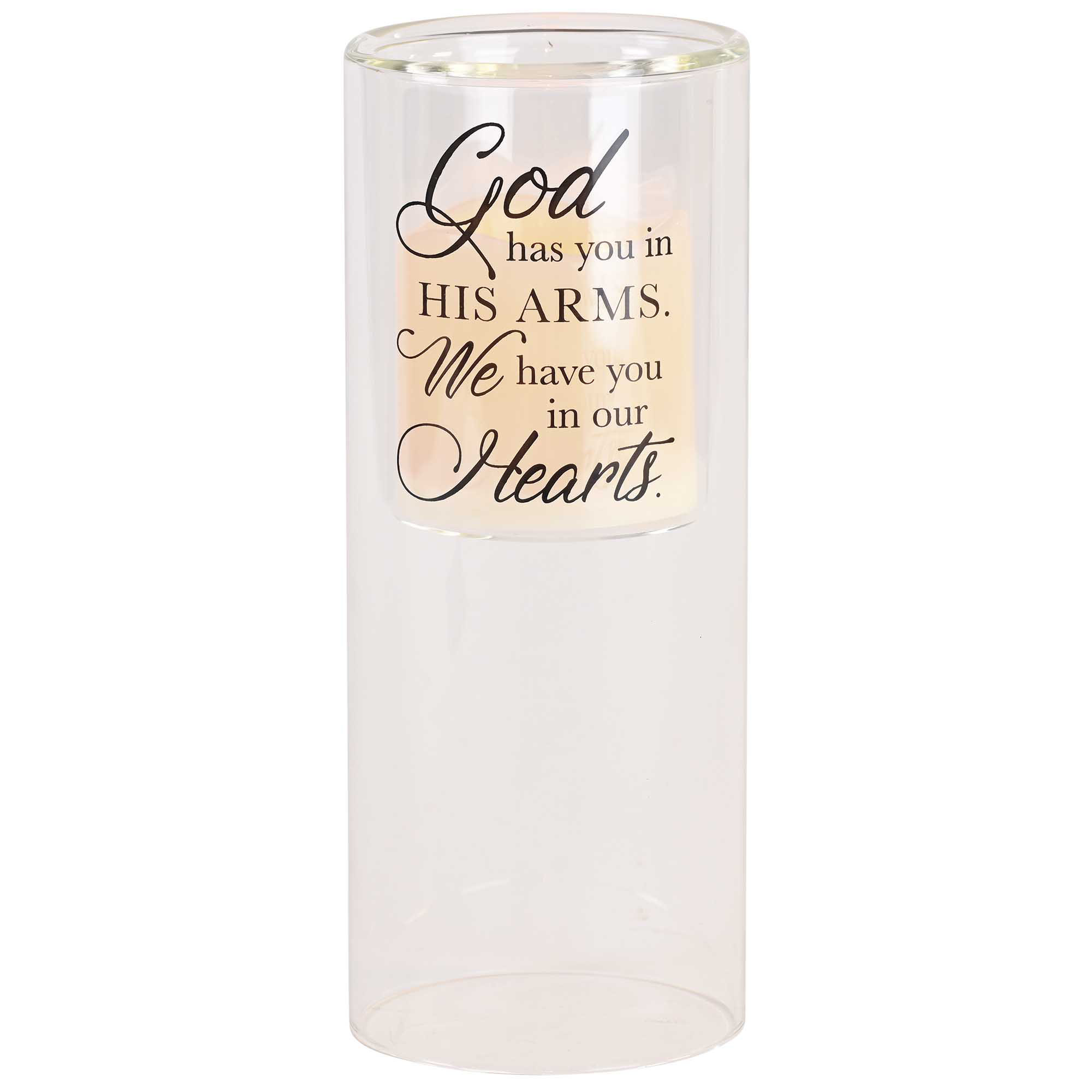 Symple Stuff 6'' H Glass Tabletop Pillar with Candle Included - Wayfair ...
