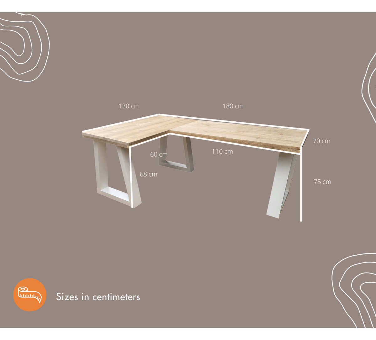 Union Rustic Flippin L-Shaped Writing Desk | Wayfair.co.uk