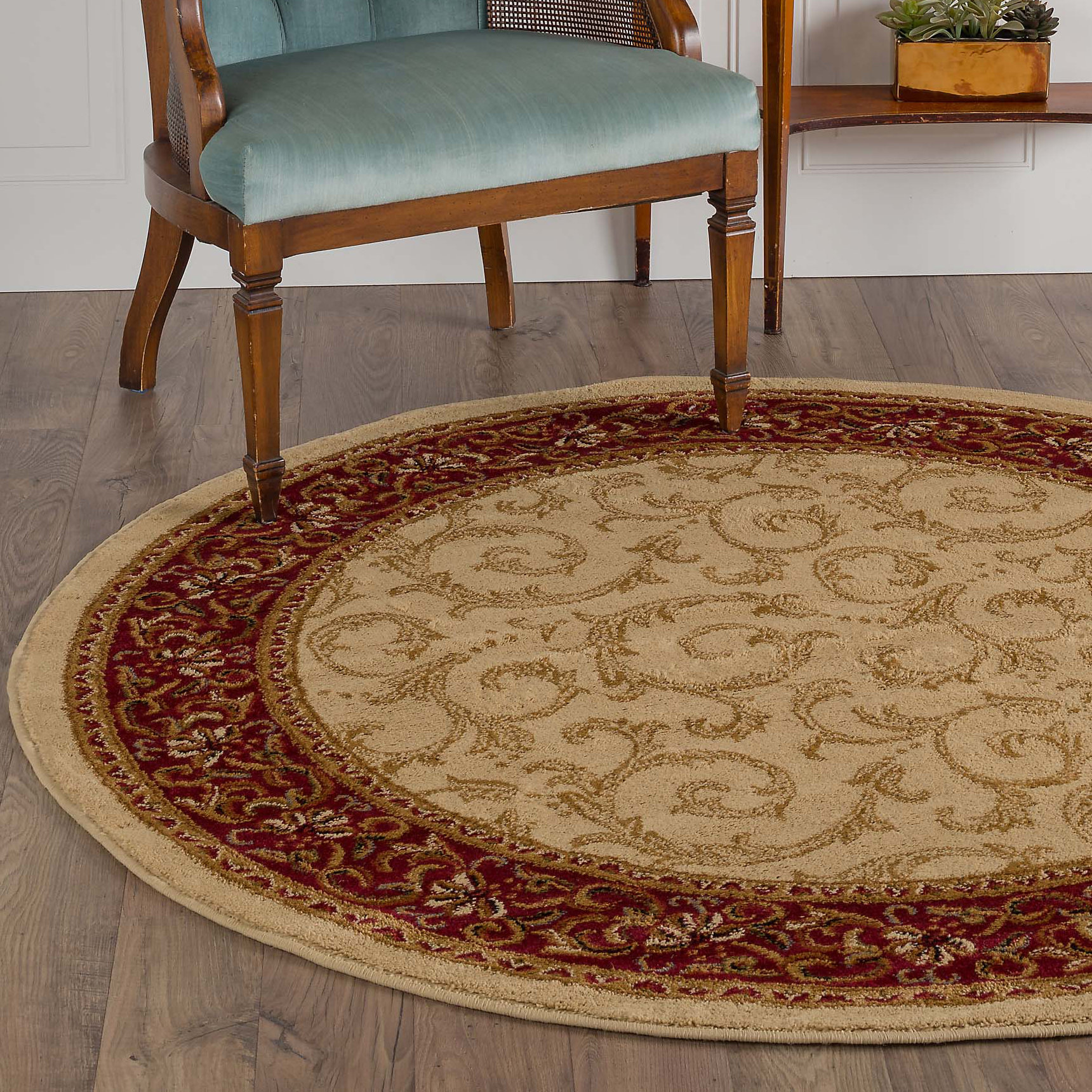 Astoria Grand Lapoint Transitional Beige Area Rug | Wayfair